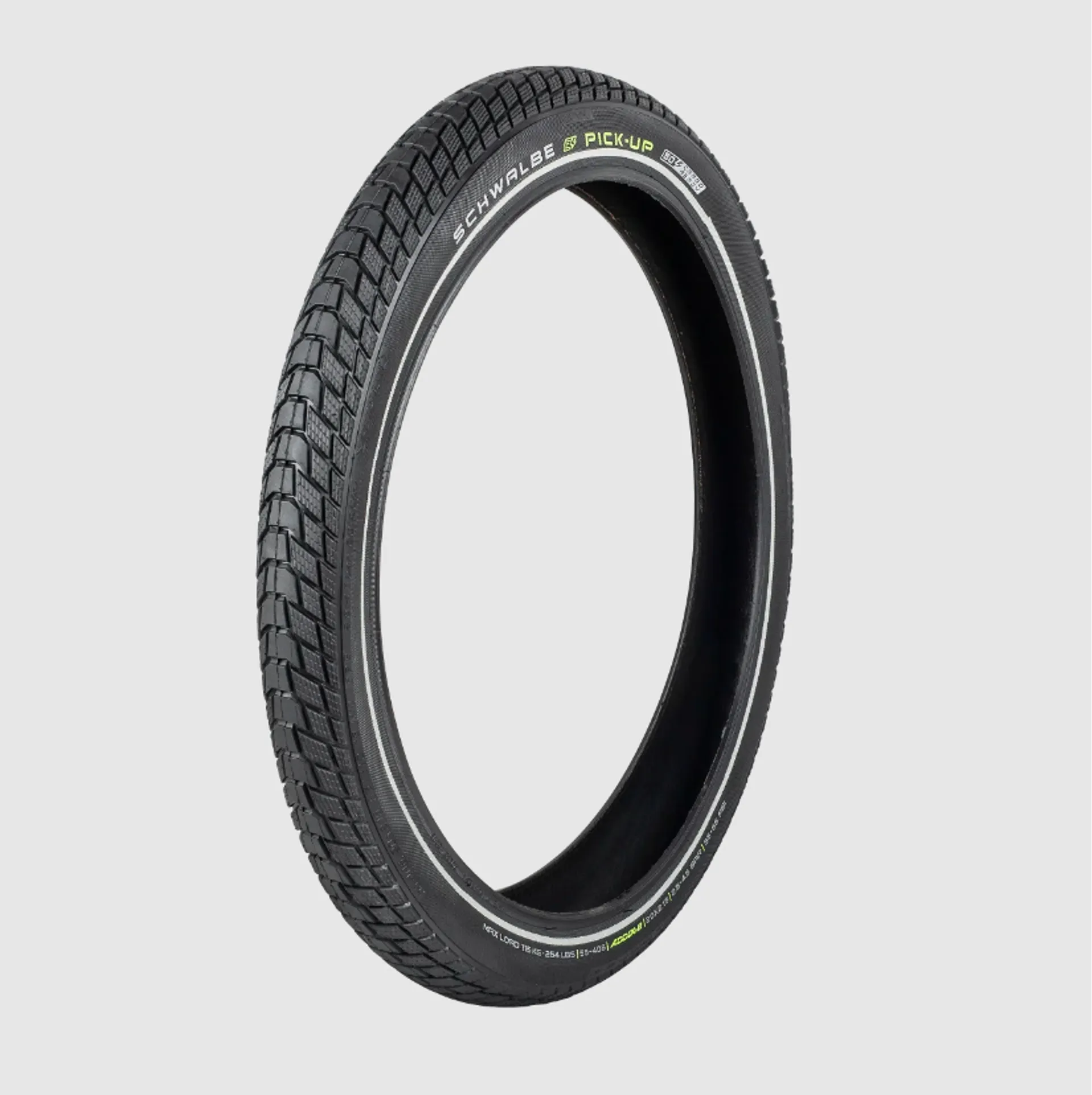 Schwalbe Pick-Up Addix-E Reflective Twinskin 20 x 2.15 Tyre Black