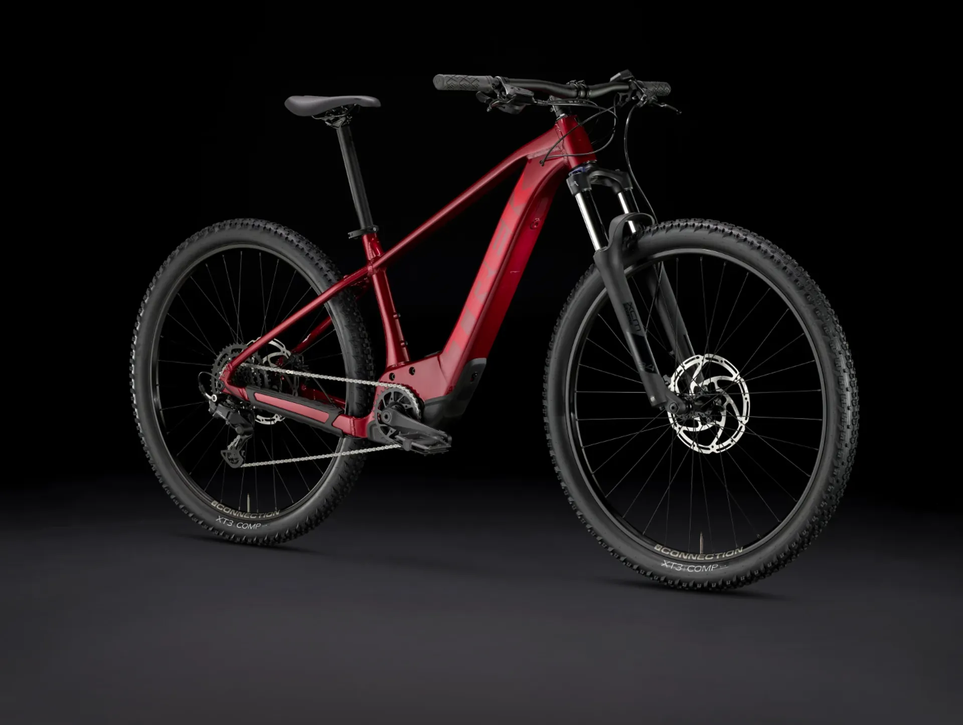 Trek Marlin+ 6 Electric Hardtail Mountain Bike 2026 in Crimson