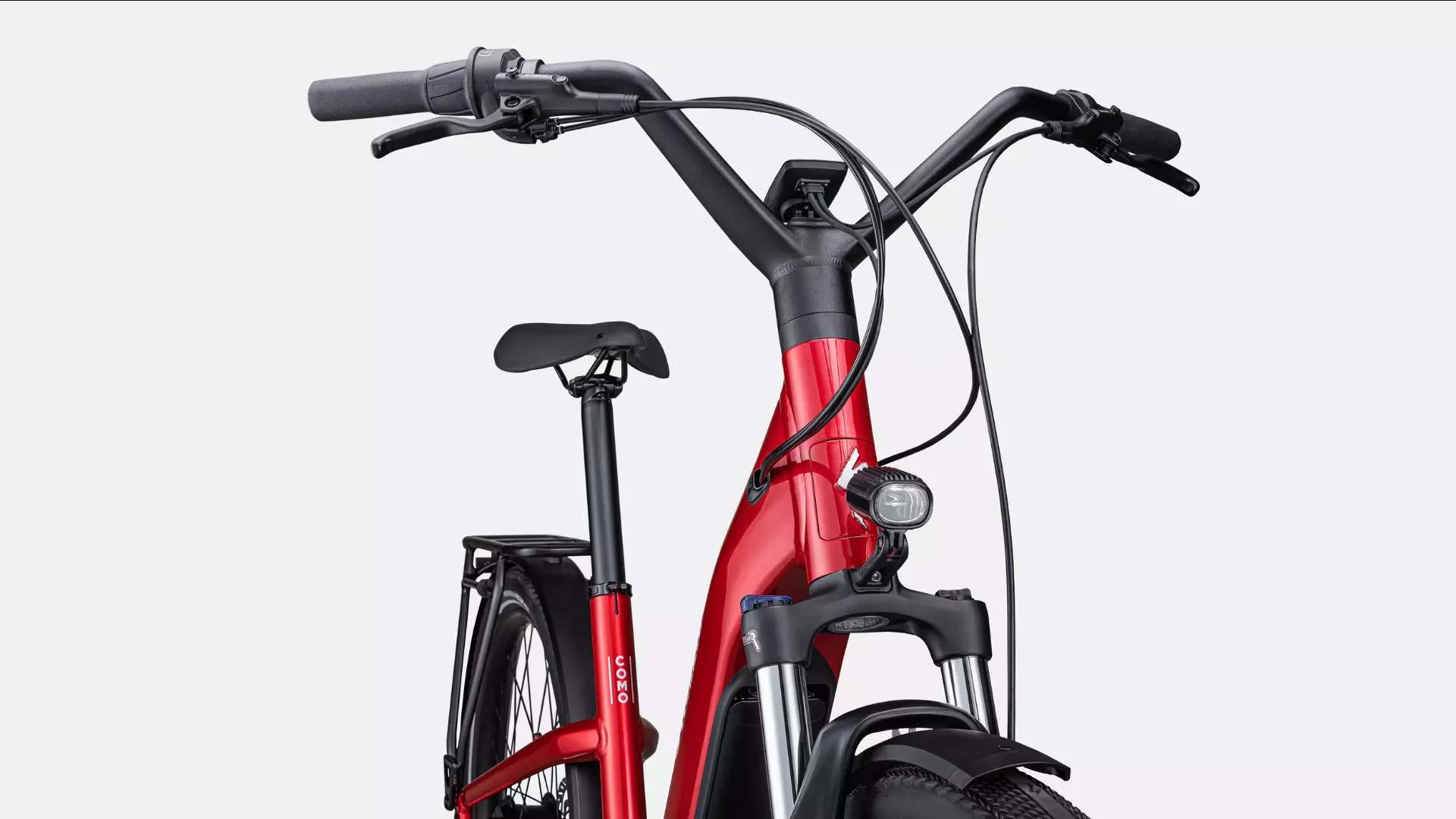 Specialized Turbo Como 3.0 IGH Electric Hybrid Bike 2025 in Red Silver