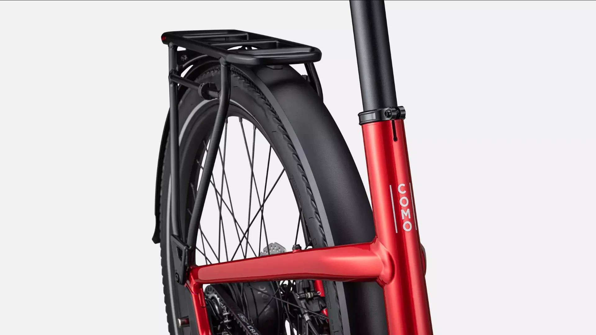 Specialized Turbo Como 3.0 IGH Electric Hybrid Bike 2025 in Red Silver