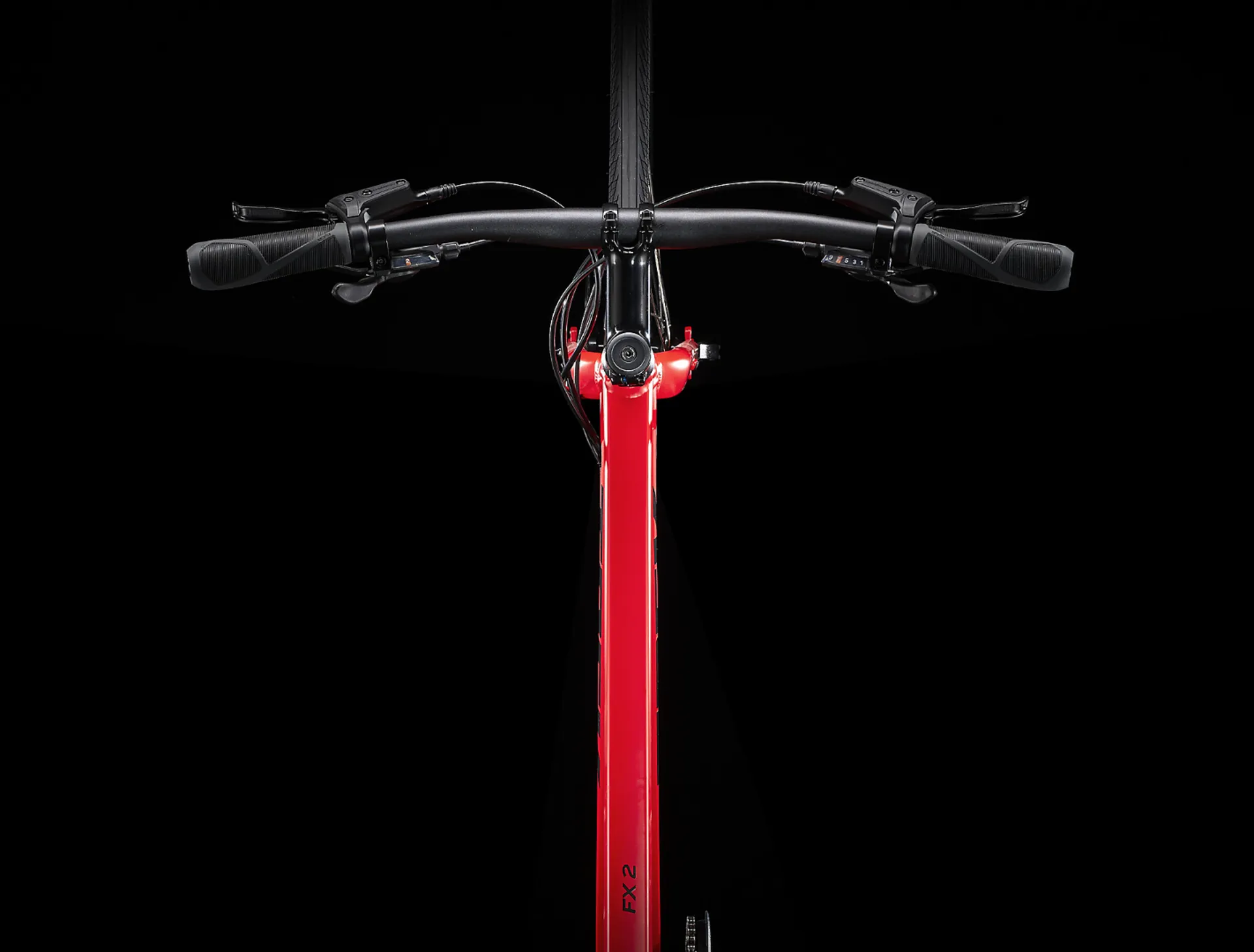 Trek FX 2 Disc Hybrid Bike 2024 in Viper Red