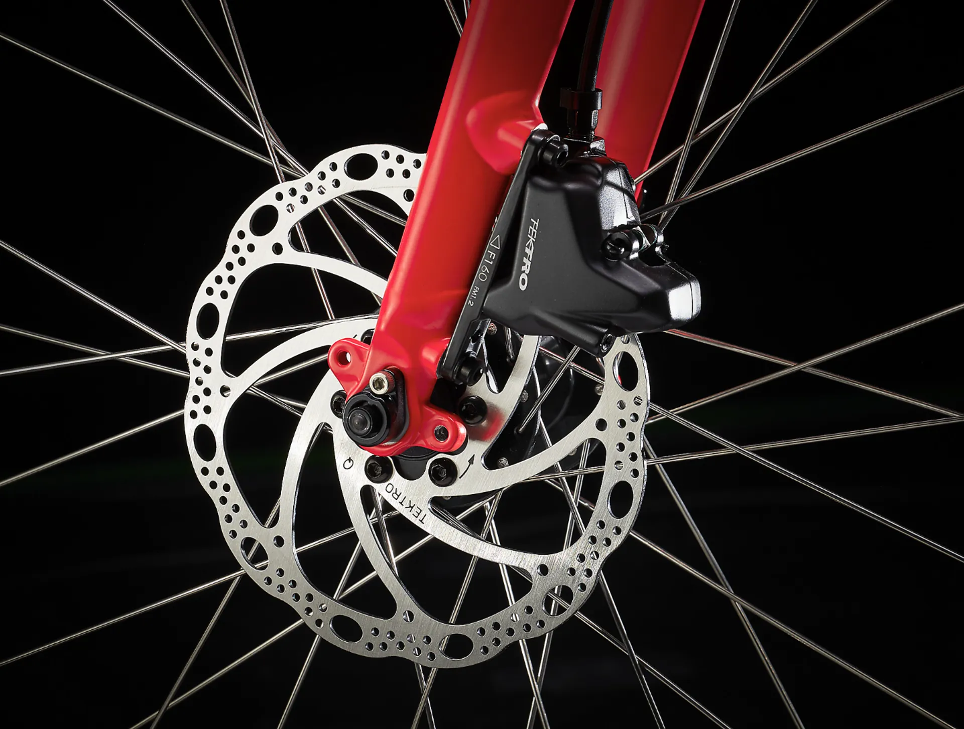 Trek FX 2 Disc Hybrid Bike 2024 in Viper Red