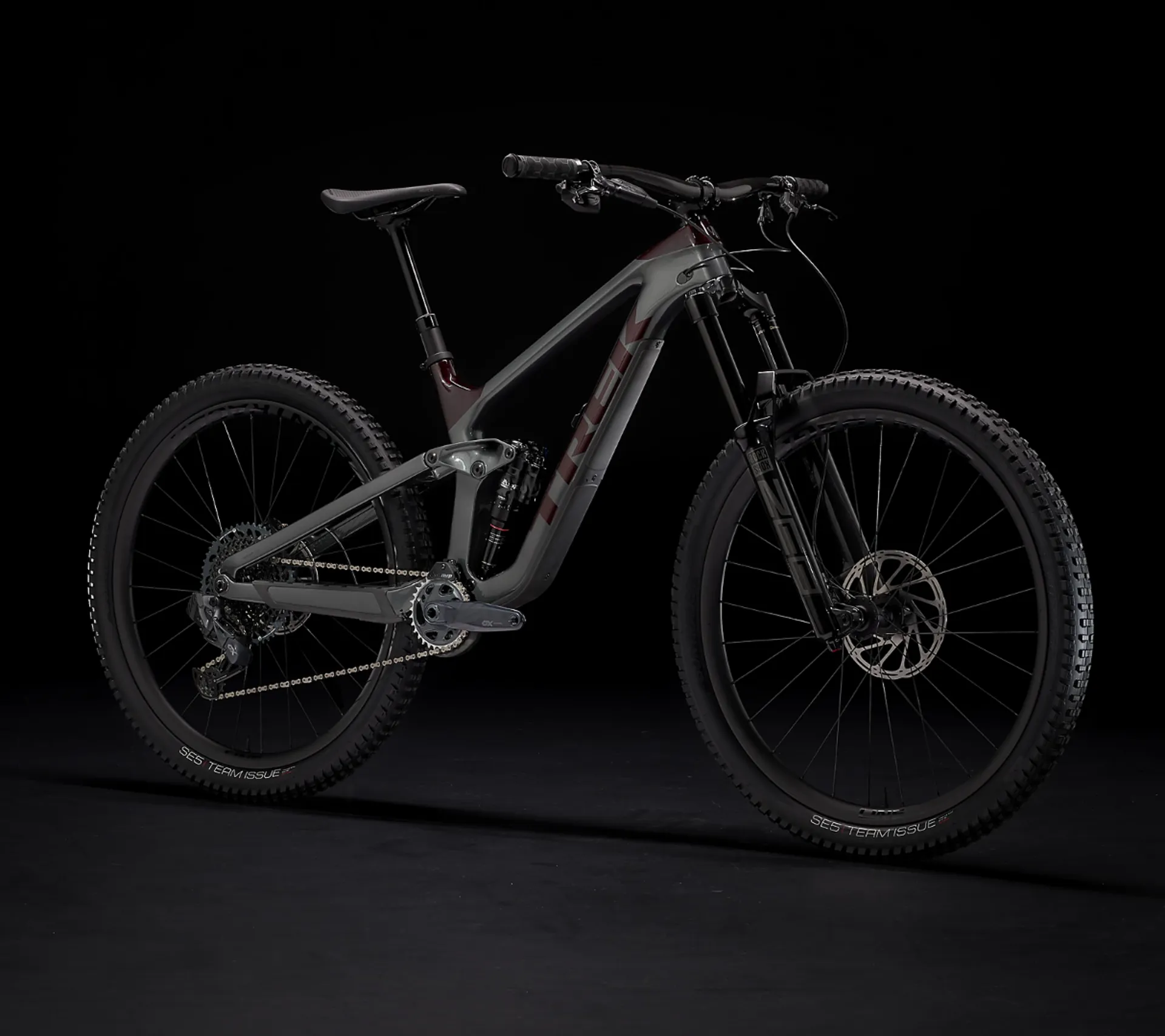 Trek Slash 9.8 GX AXS Full Suspension Mountain Bike 2021 in Grey