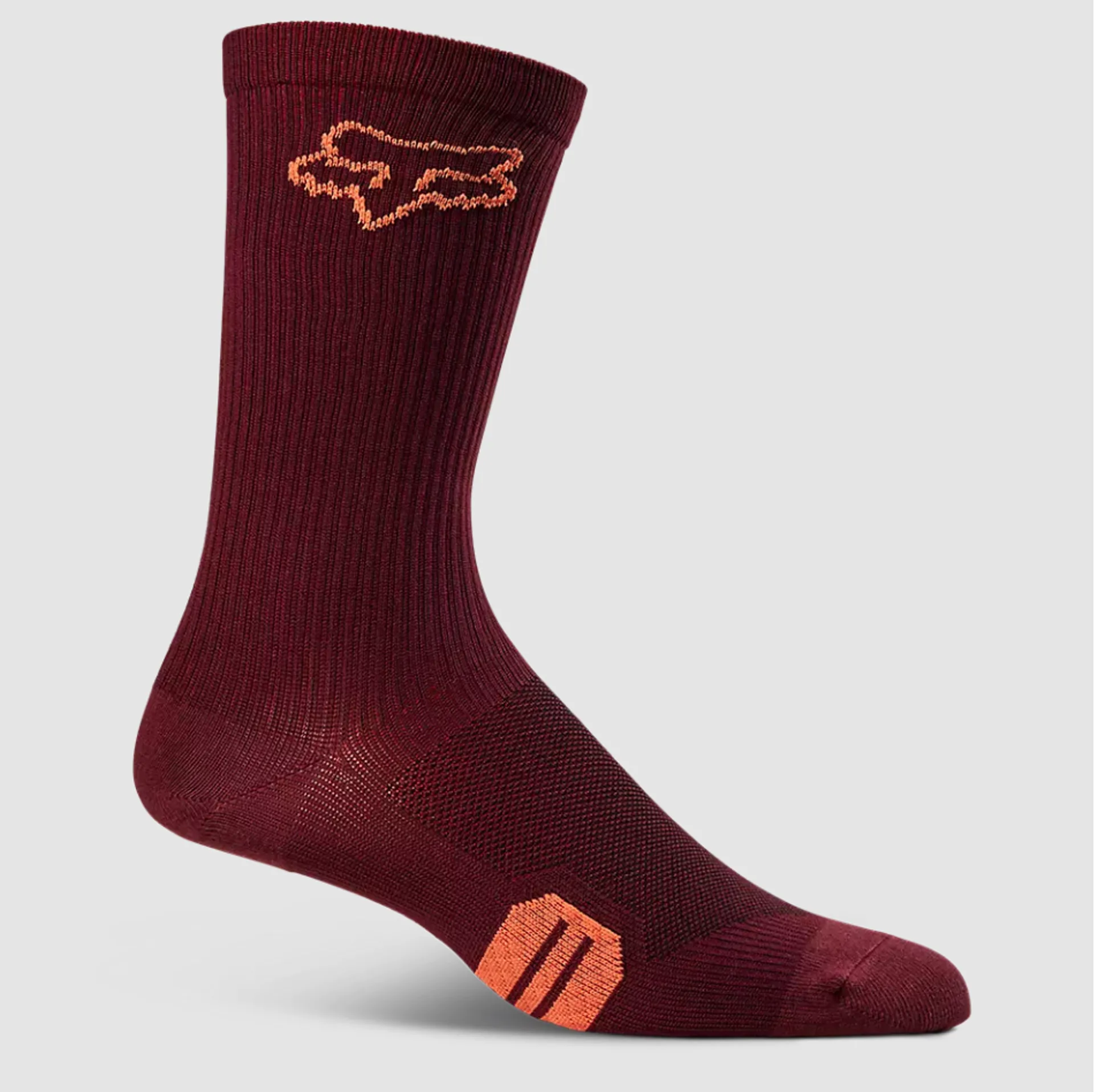 Fox Racing Women's Ranger 8in Socks in Maroon Onesize