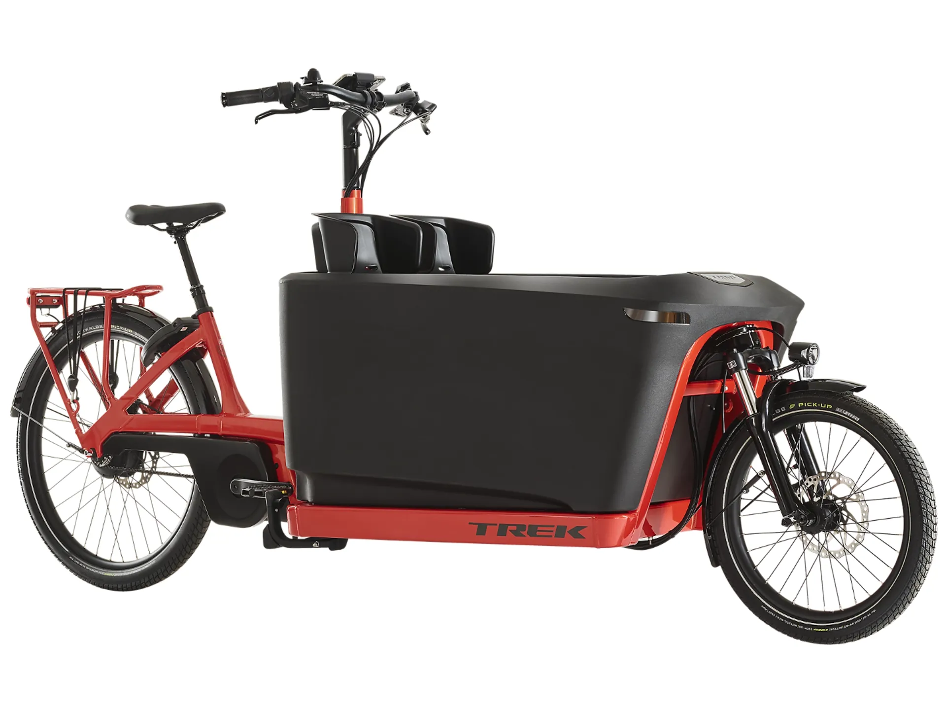 Trek Fetch+ 4 Electric Cargo Bike 2026 in Lava