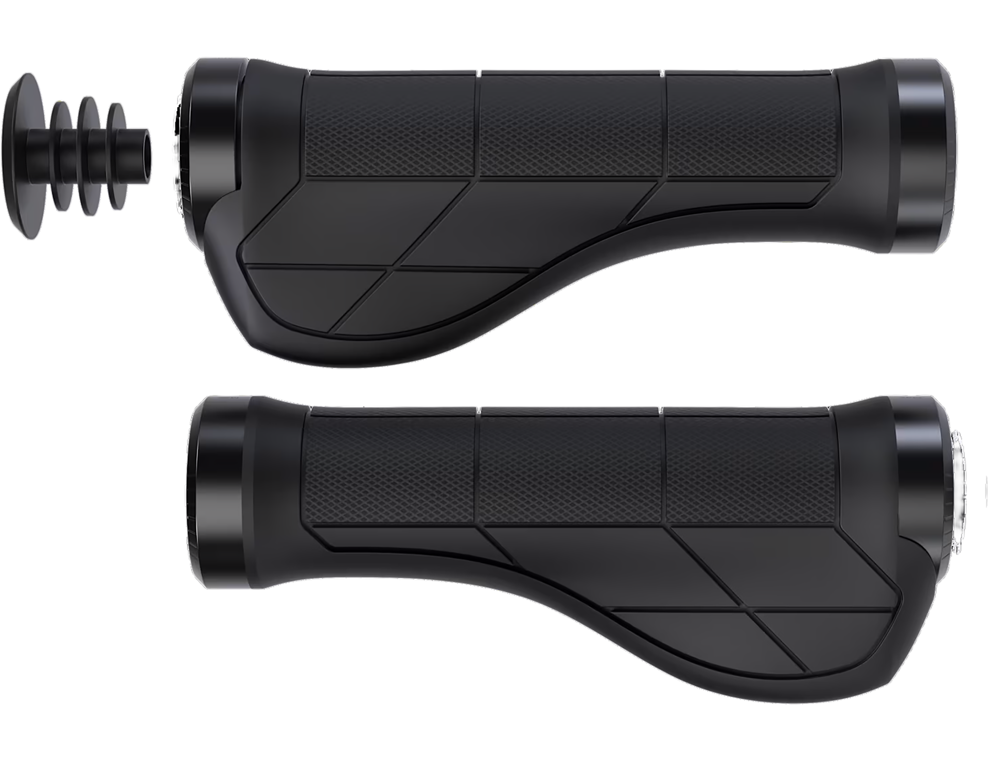Trek Ergonomic Pro MTB Grip Set 130/130 in Black