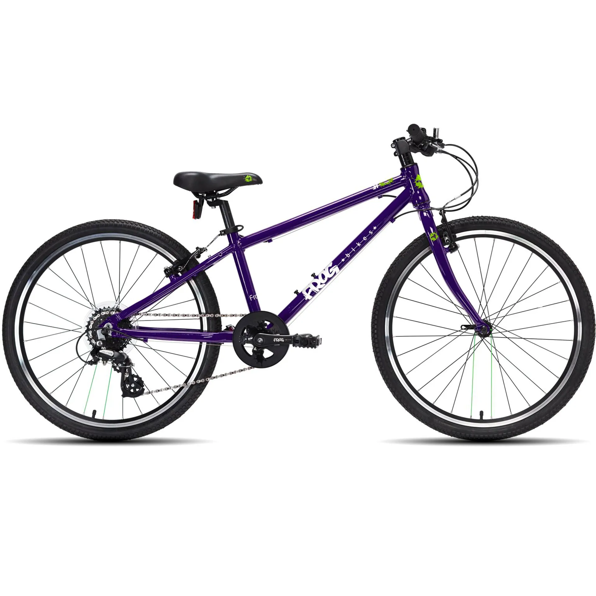 Frog Bikes 62 Hybrid Kids Bike 24 inch Wheel 2023 in Purple