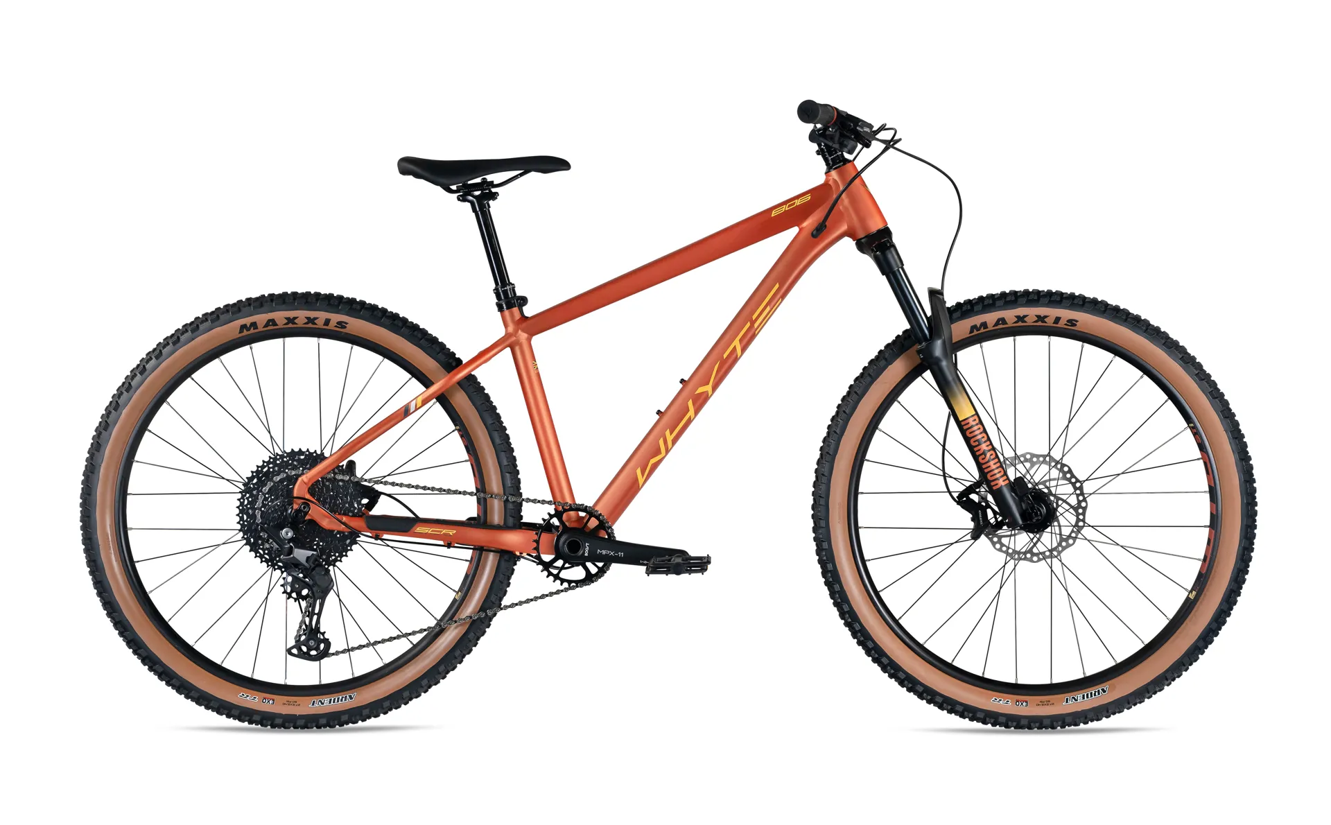 Whyte 806 Compact v4 Hardtail Mountain Bike 2023 in Matt Burnt Orange