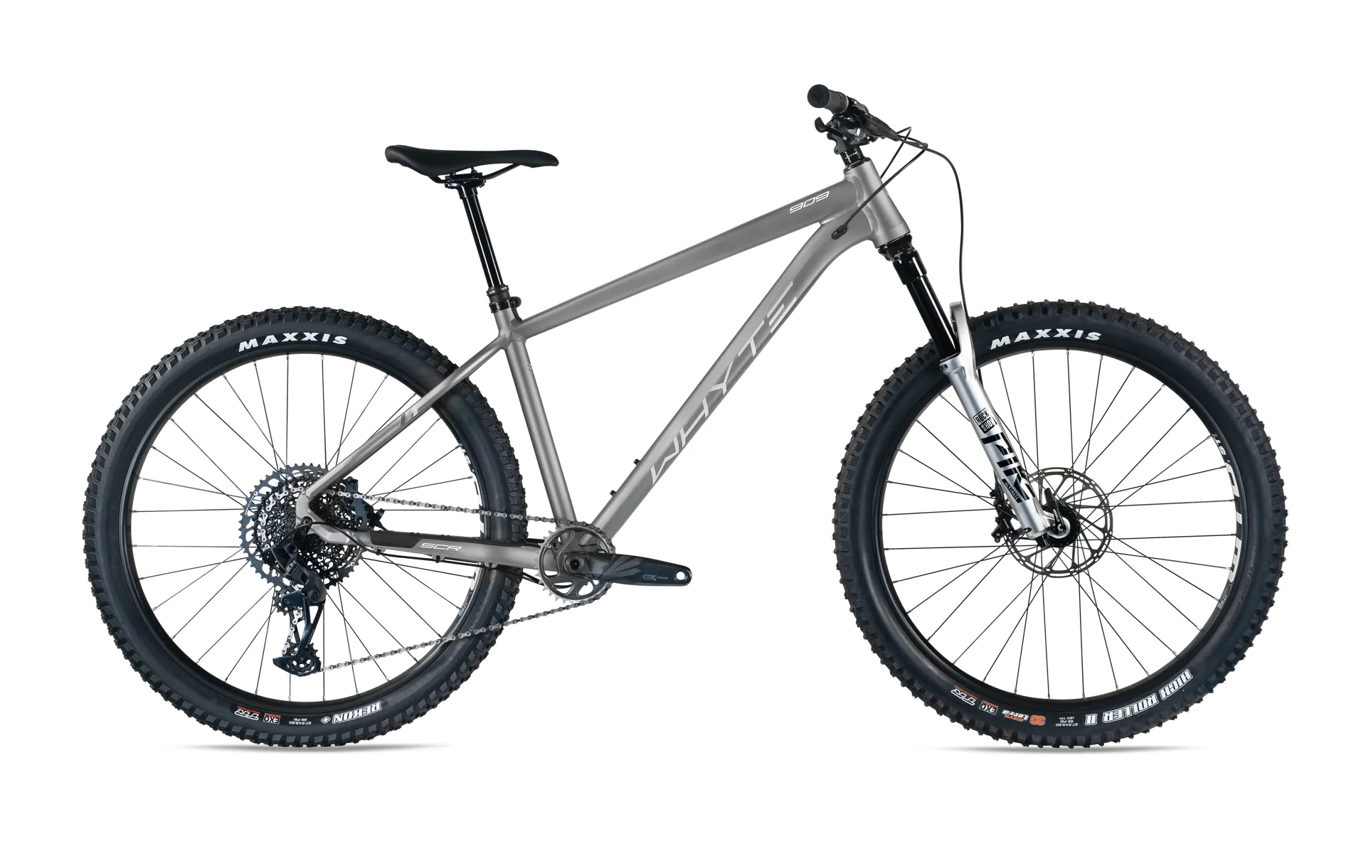 Whyte 909 v4 Hardtail Mountain Bike 2022 in Matt Zinc
