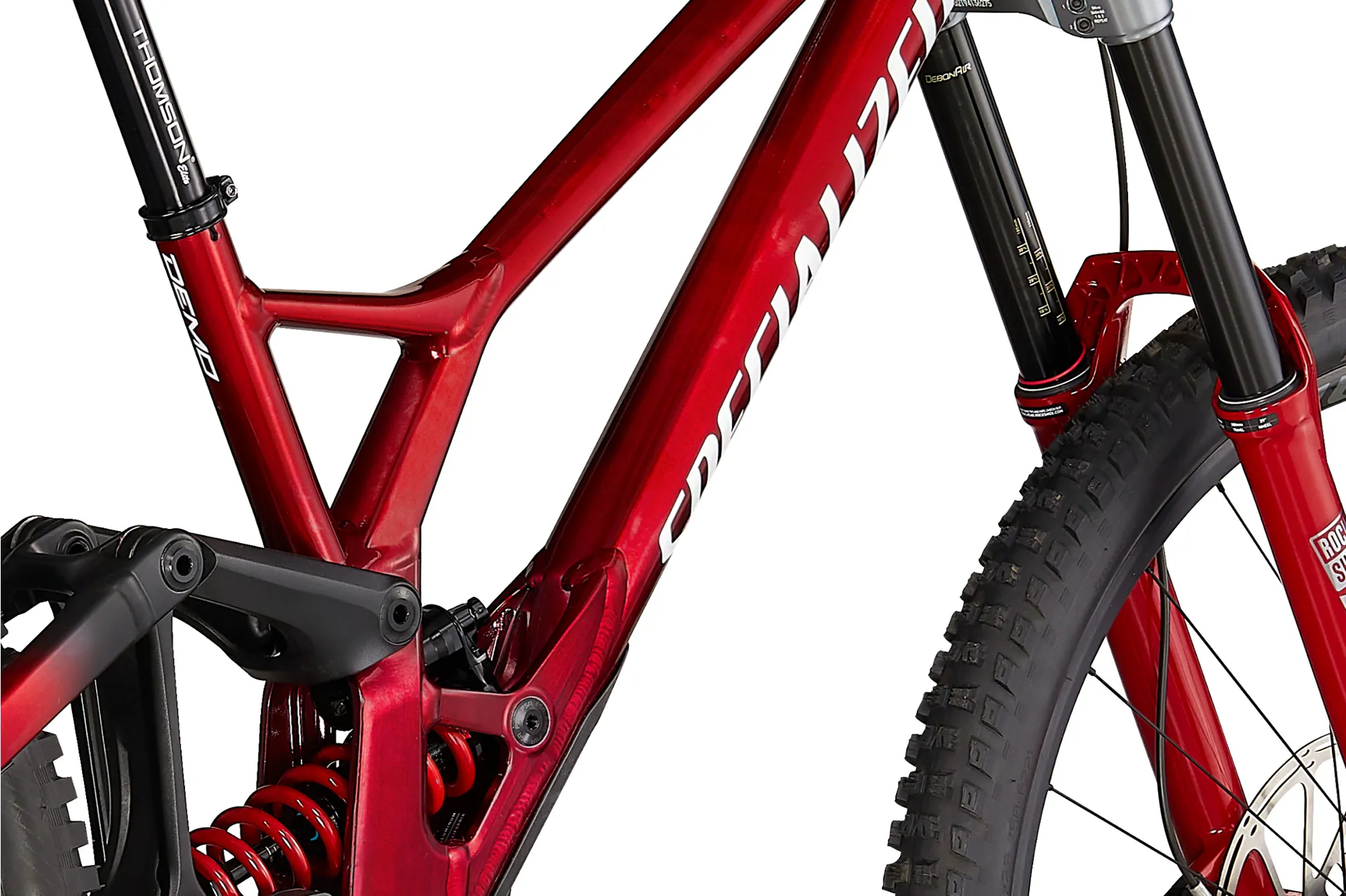 Specialized Demo Race Full Suspension MTB 2021 in Red/White