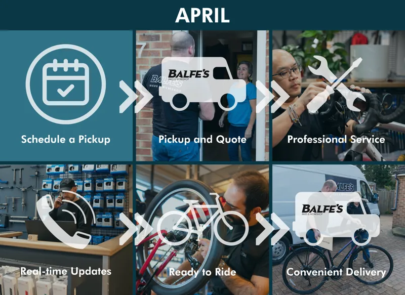 Balfe's Bikes Home Collection Bike Service Reservation- April