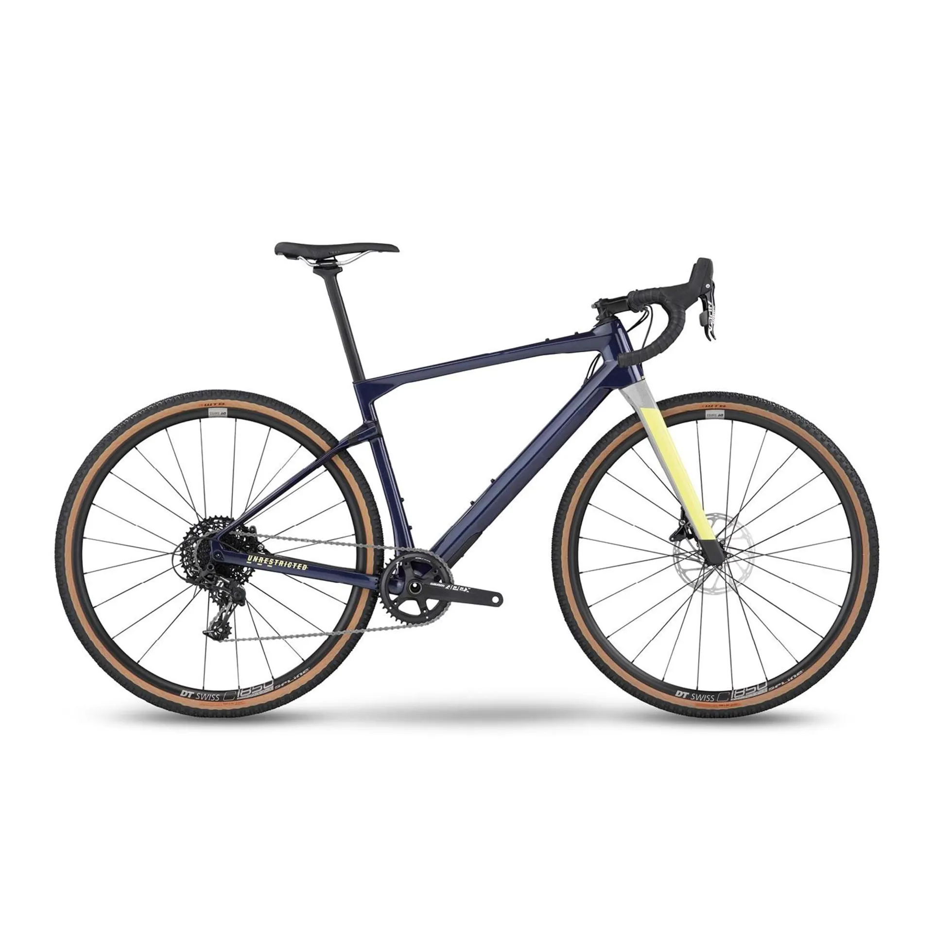 BMC Unrestricted Two Apex 1 Gravel Road Bike 2023 in Blue Yellow