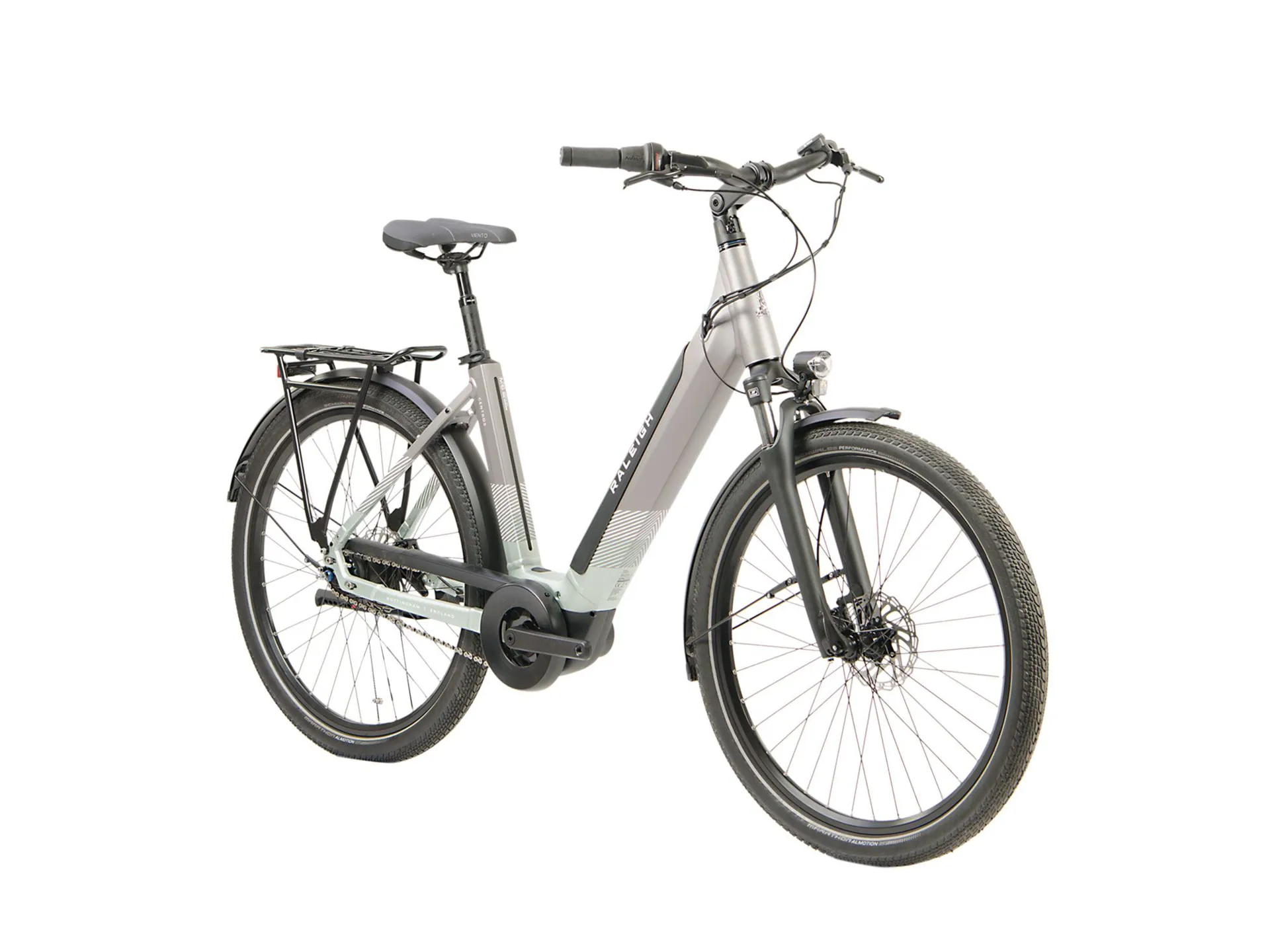 Raleigh Centros Low Step Hub Gear Electric Hybrid Bike 2023 in Silver