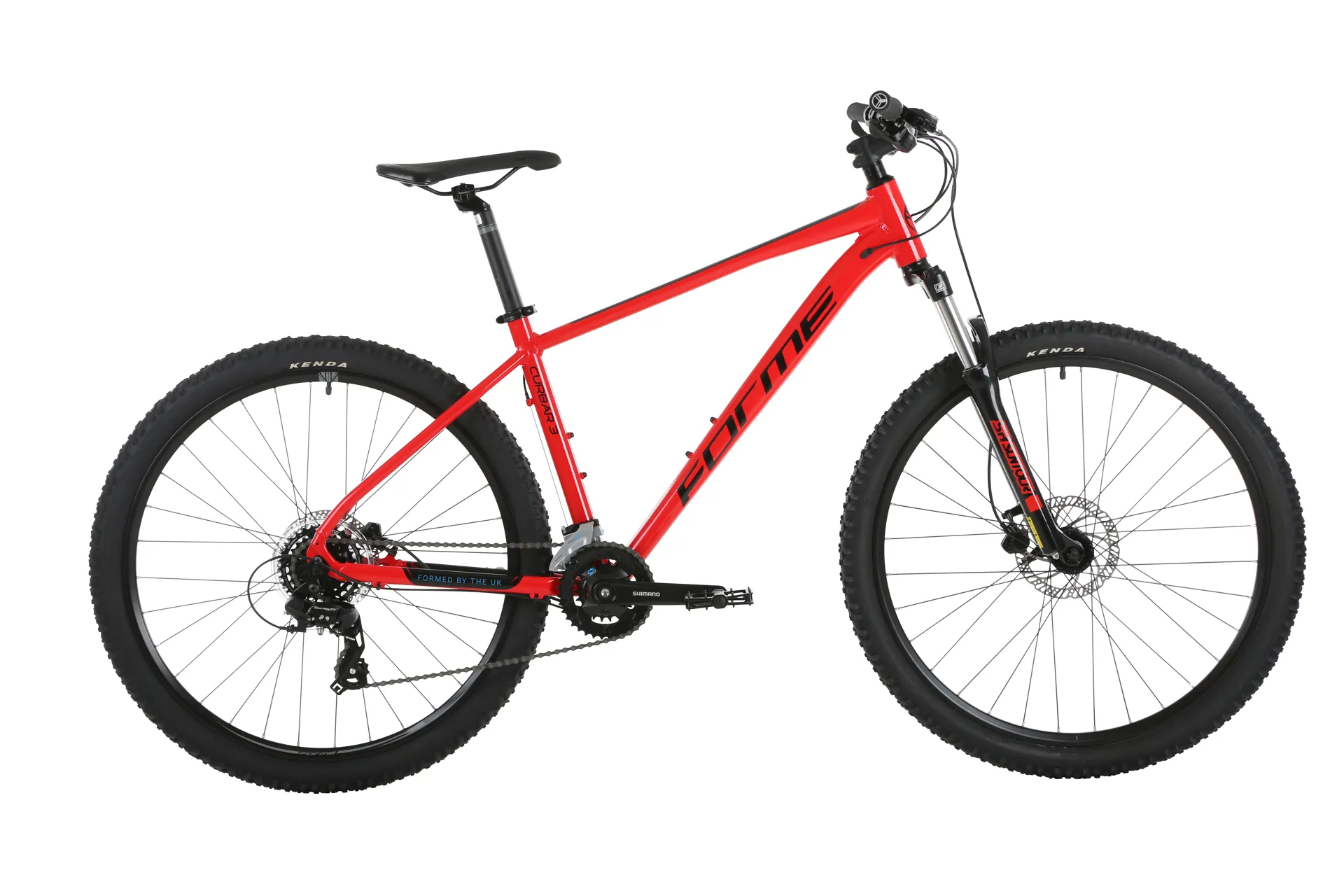 Forme Curbar 3 27.5 Hardtail Mountain Bike 2021 in Red
