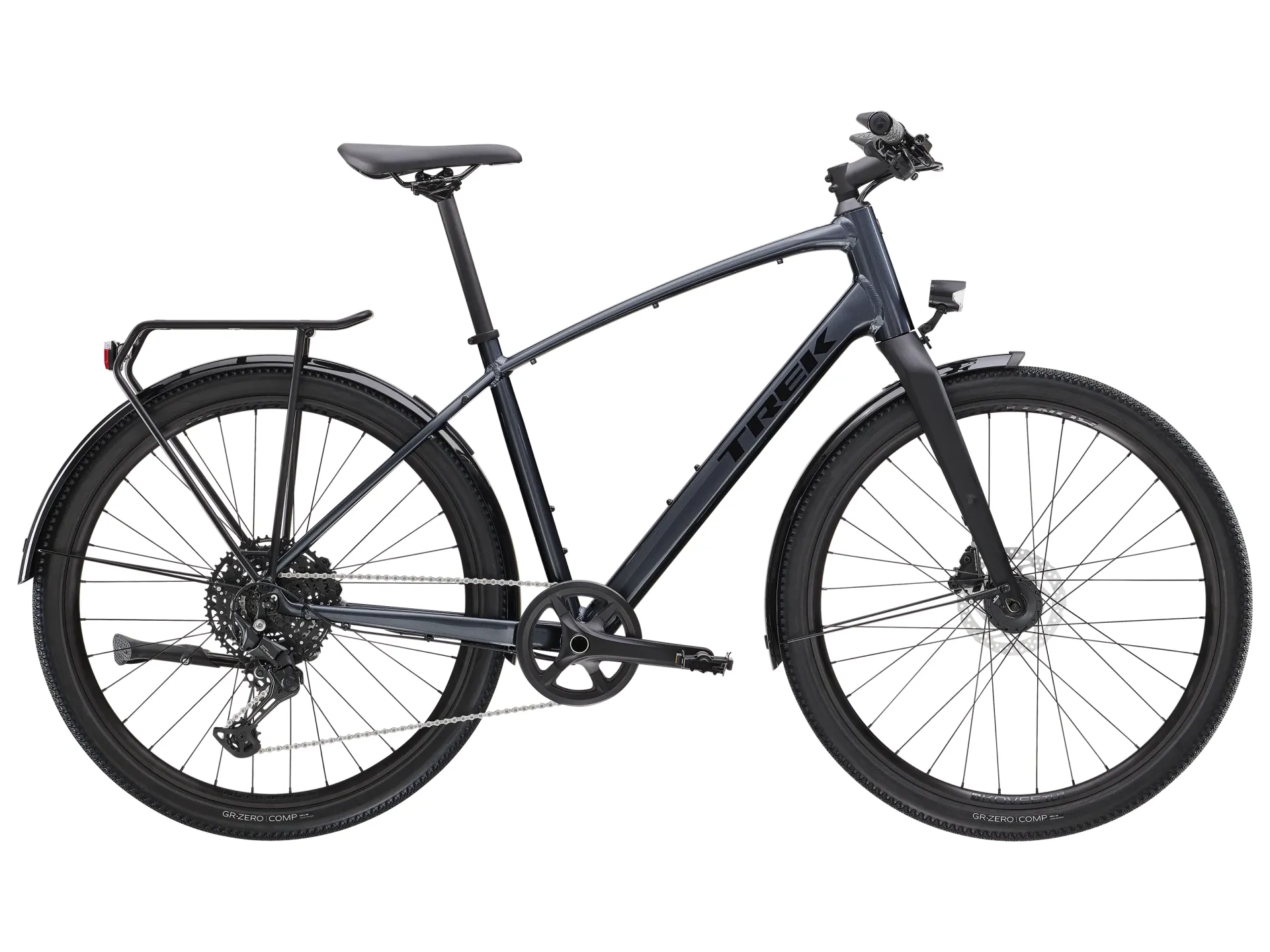 Trek Dual Sport 3 EQ Gen 5 Hybrid Bike 2025 in Galactic Grey