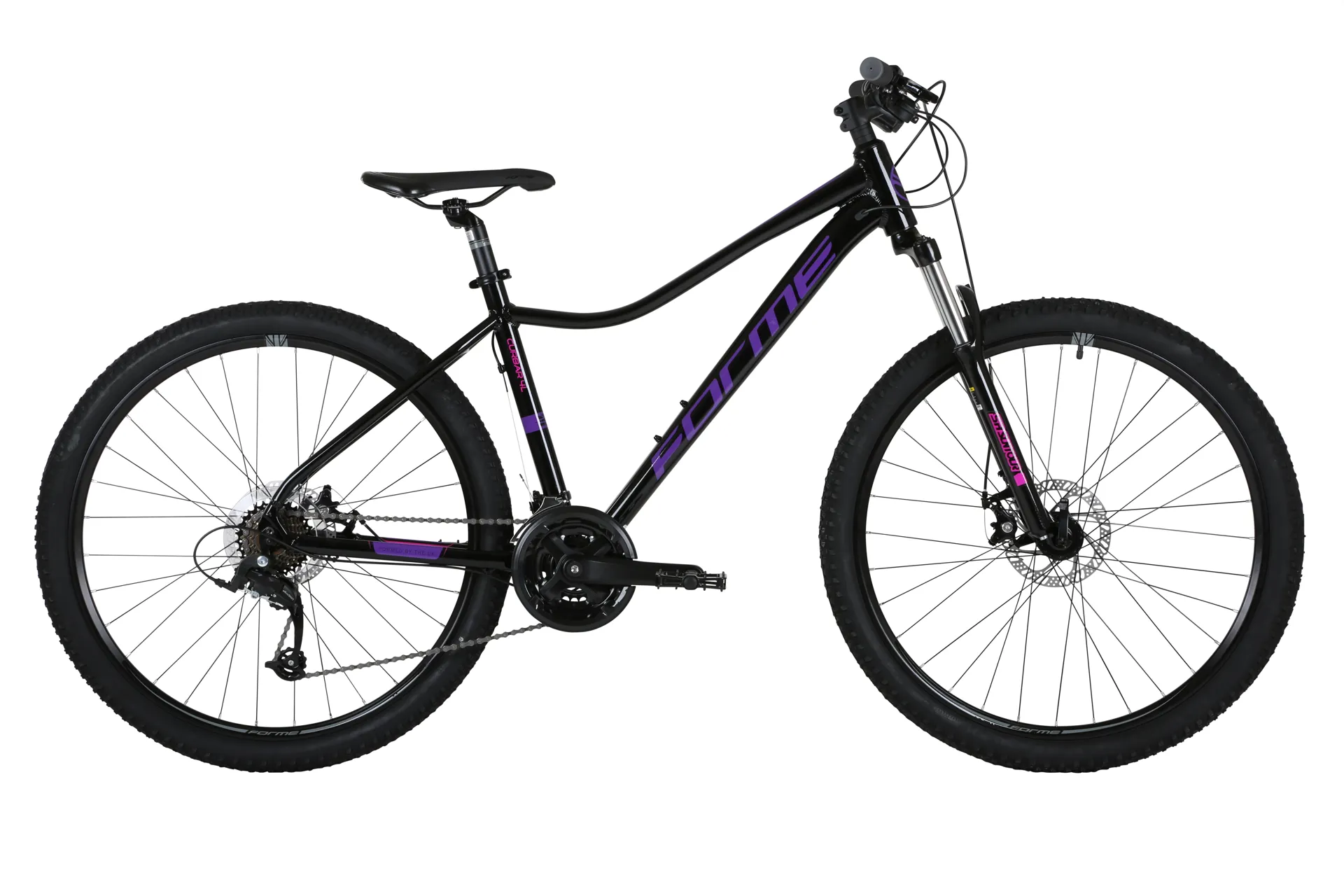 Forme Curbar 4 Womens 27.5 Hardtail Mountain Bike 2022 in Black
