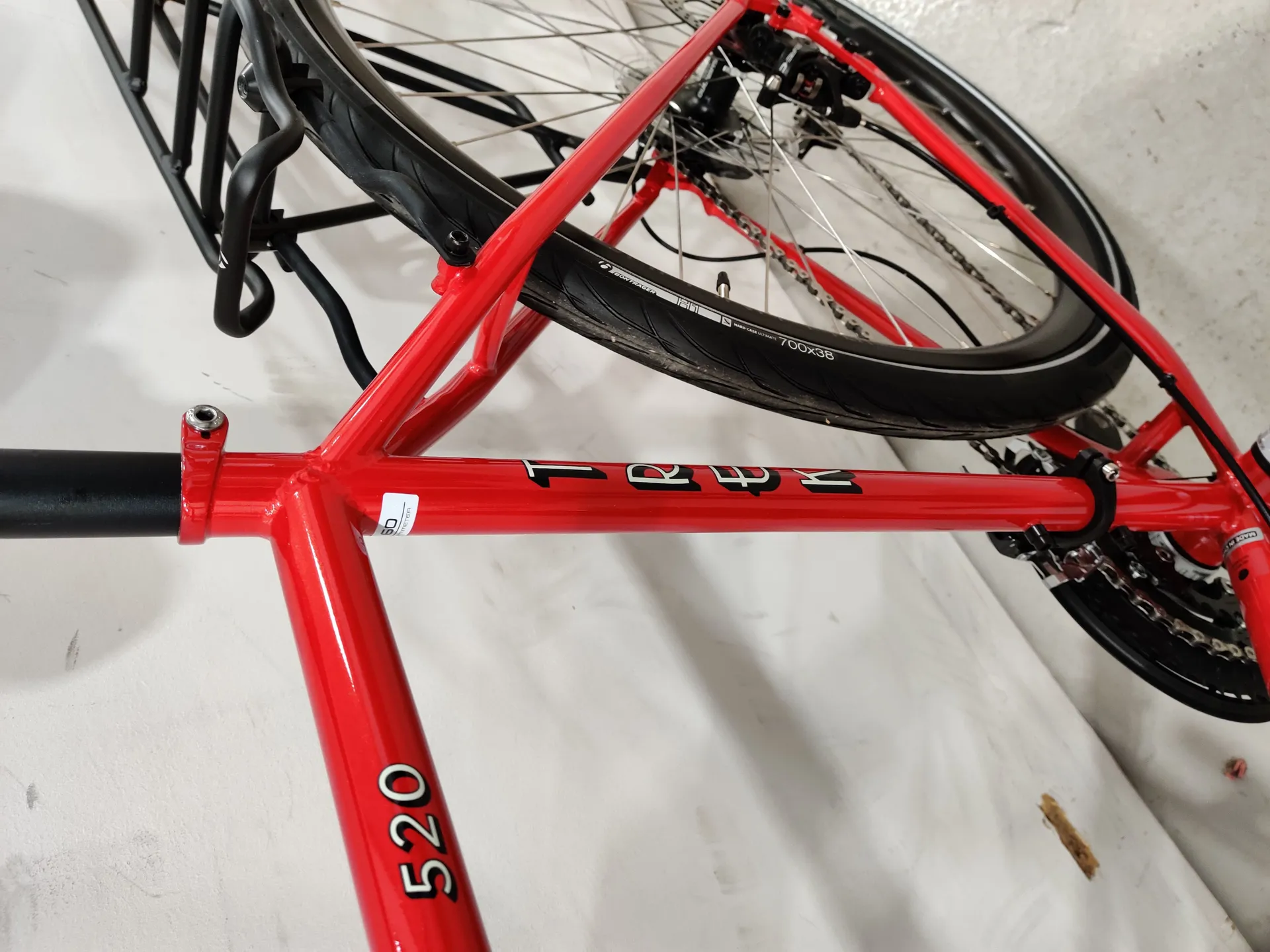 Ex display Trek 520 Disc Touring Bike 2021 in Red 60cm XL