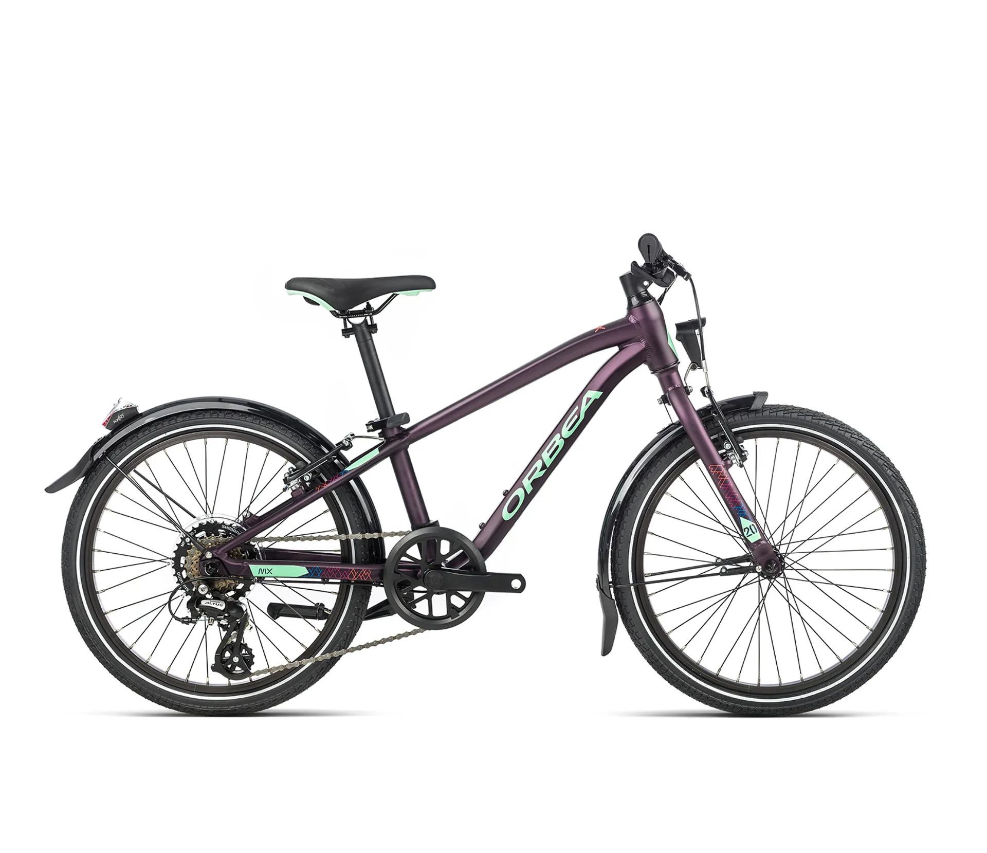 Orbea MX 20 Park Kids Bike 2021 in Purple-Mint