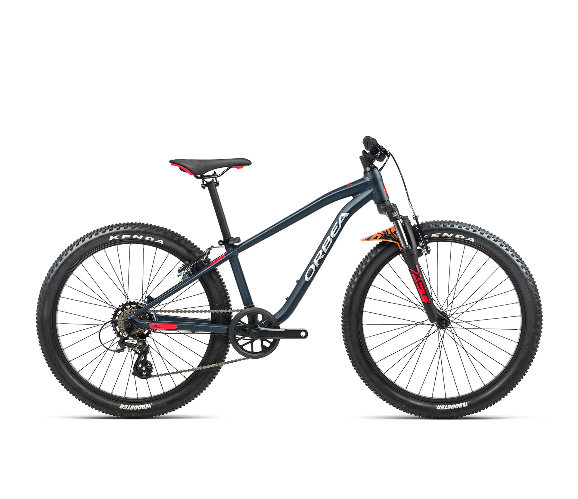 Orbea MX 24 XC Kids Mountain Bike 2021 in Blue Grey and Red