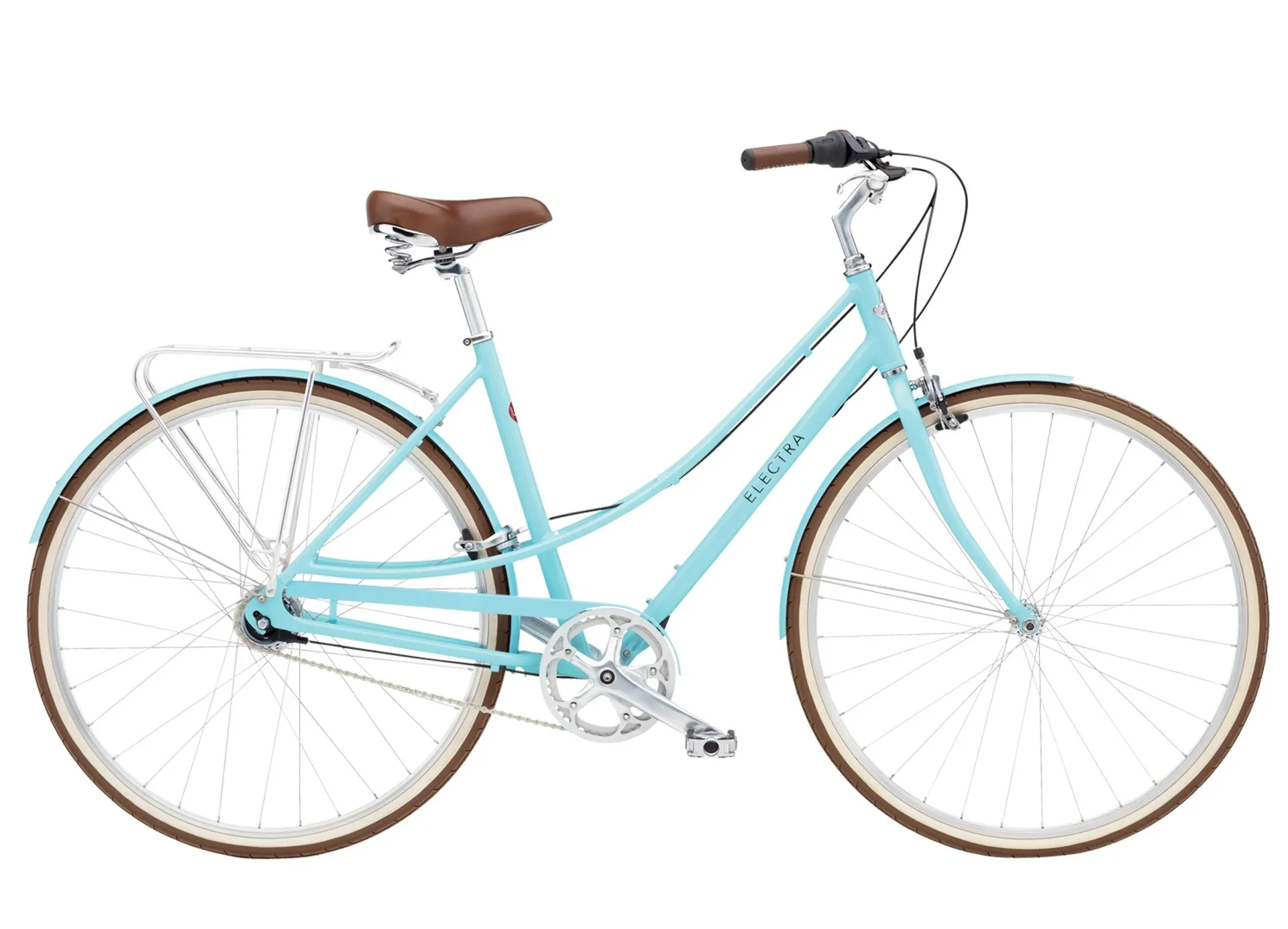 Electra Loft 7i Ladies Step-Thru Hybrid Bike 2025 Blizzard Blue