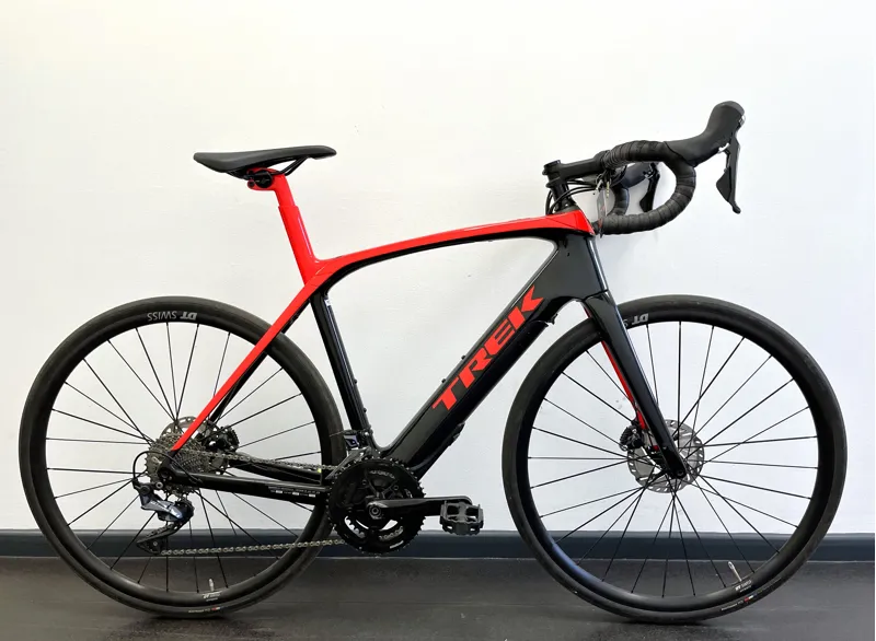 Ex-Demo Trek Domane + LT Electric Road Bike 56cm 2021 in Red/Black