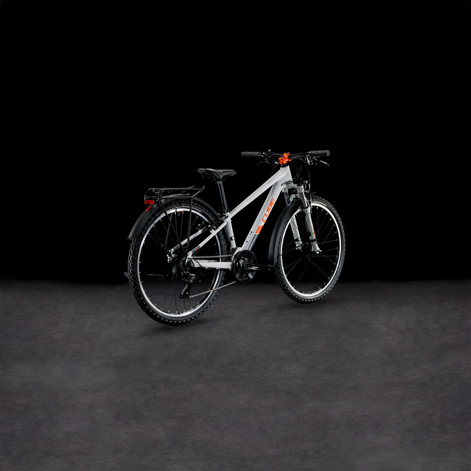 Cube Acid 260 Allroad 26in Kids Mountain Bike 2024 in Grey/Orange