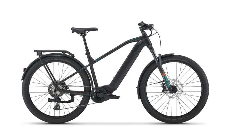 Whyte e-506 Electric Mountain Bike 2023 in Matt Black with Blue Burnt ...