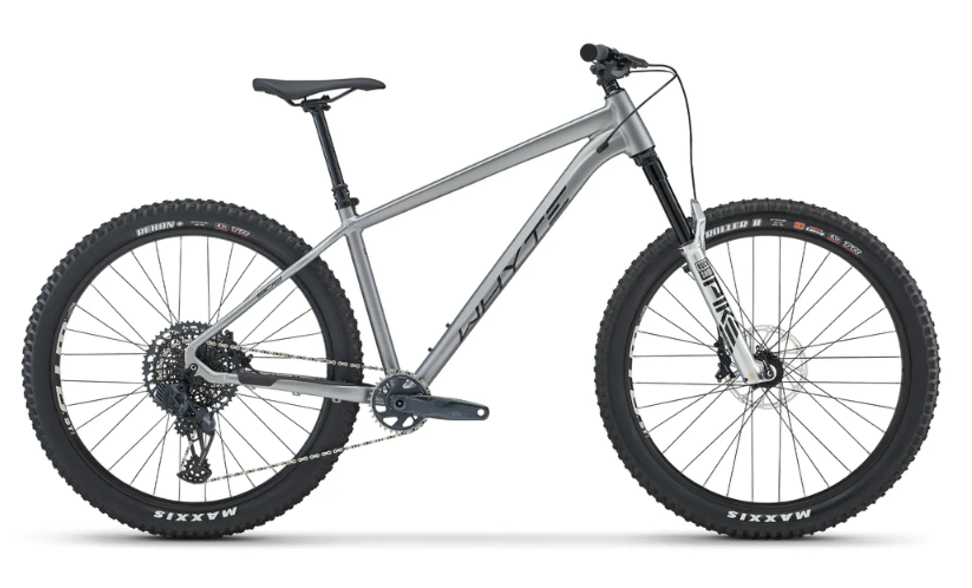 Whyte 909 X v5 Hardtail Mountain Bike 2023 in Matt Grey with Black Rose