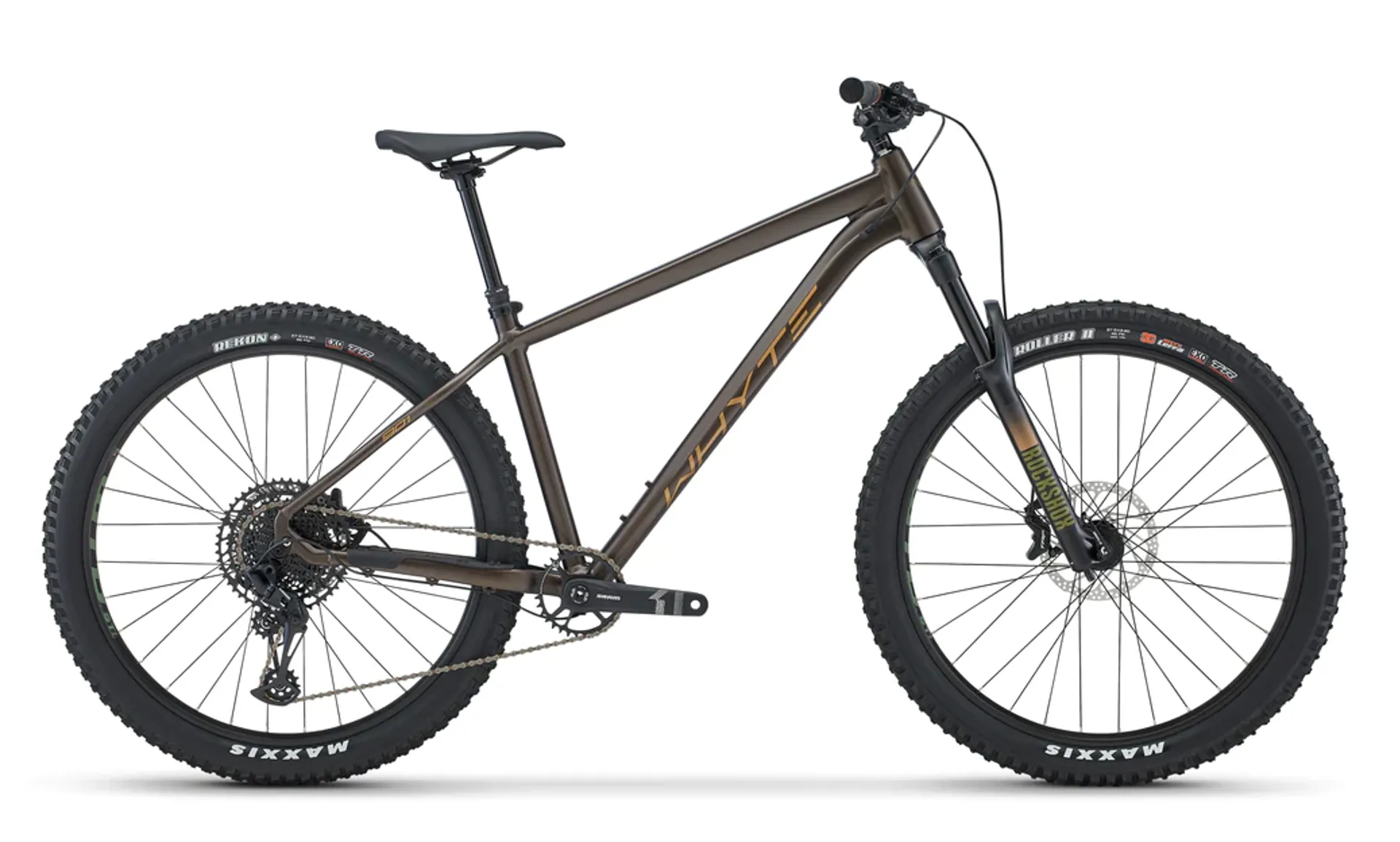 Whyte 901 v5 Hardtail Mountain Bike 2023 in Bronze with Gold Heather