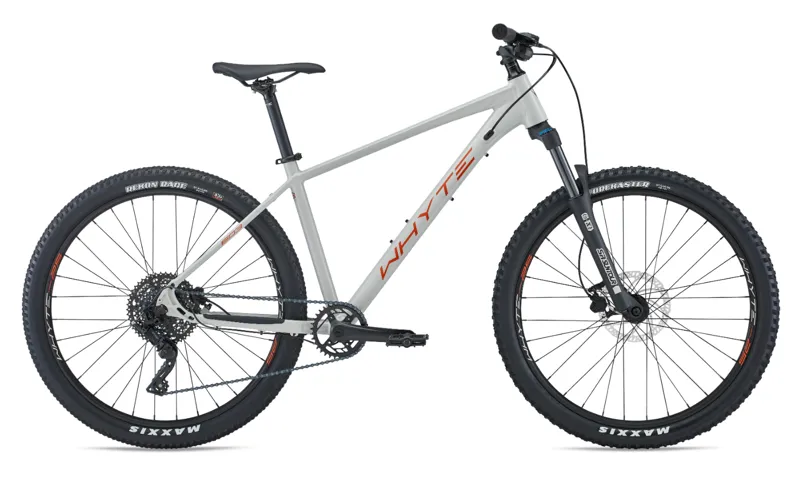 Whyte 603 v4 Hardtail Mountain Bike 2023 in Cement with Burnt Orange