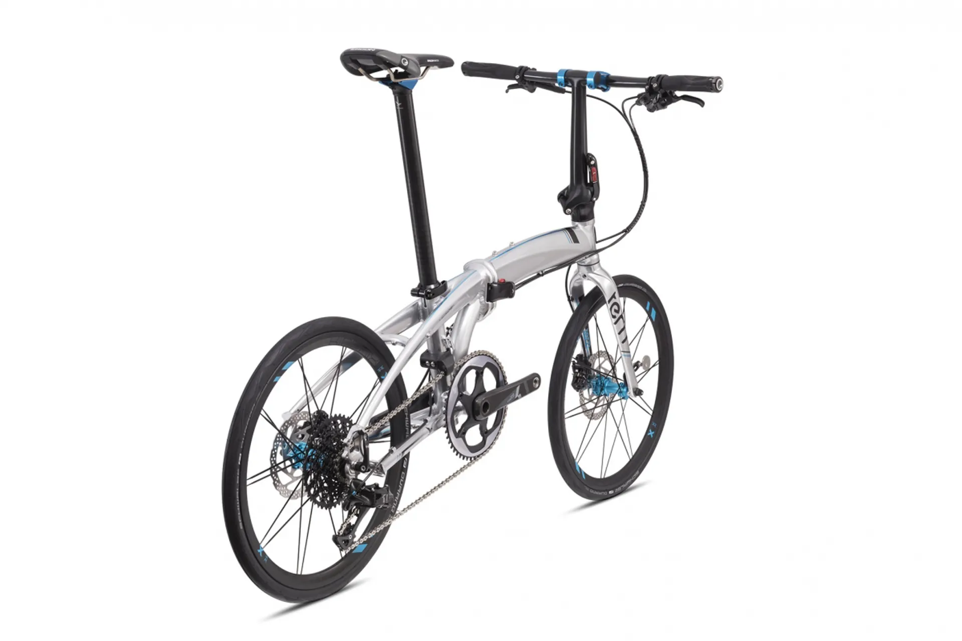Tern Verge X11 Folding Bike 451mm Wheels 2023 in Chrome Silver
