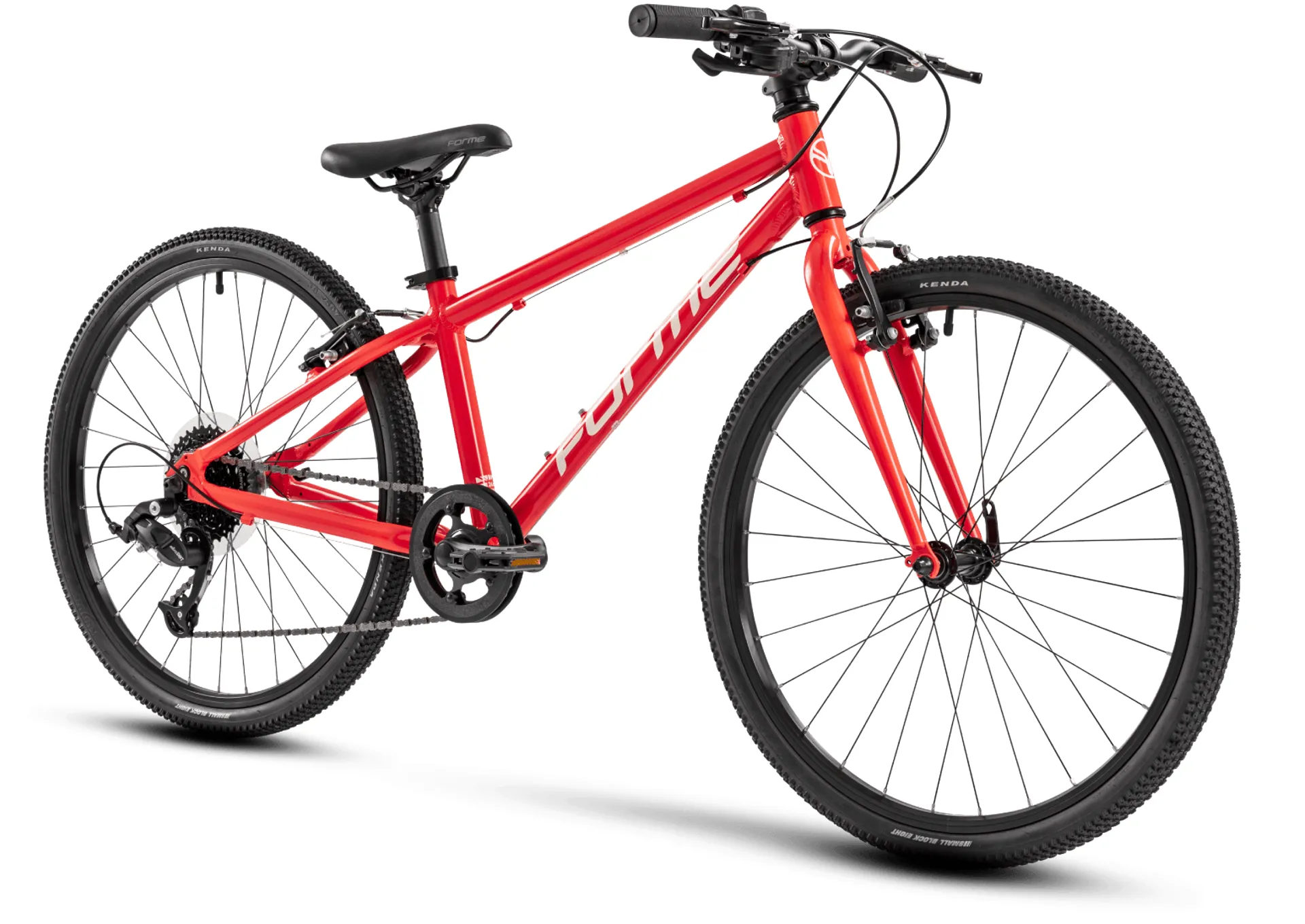Forme Bamford 24 inch wheel Kids Hybrid Bike 2023 in Satin Red