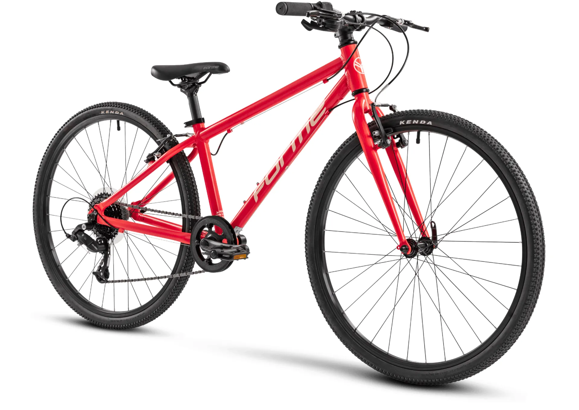 Forme Bamford 26 inch wheel Kids Hybrid Bike 2023 in Satin Red