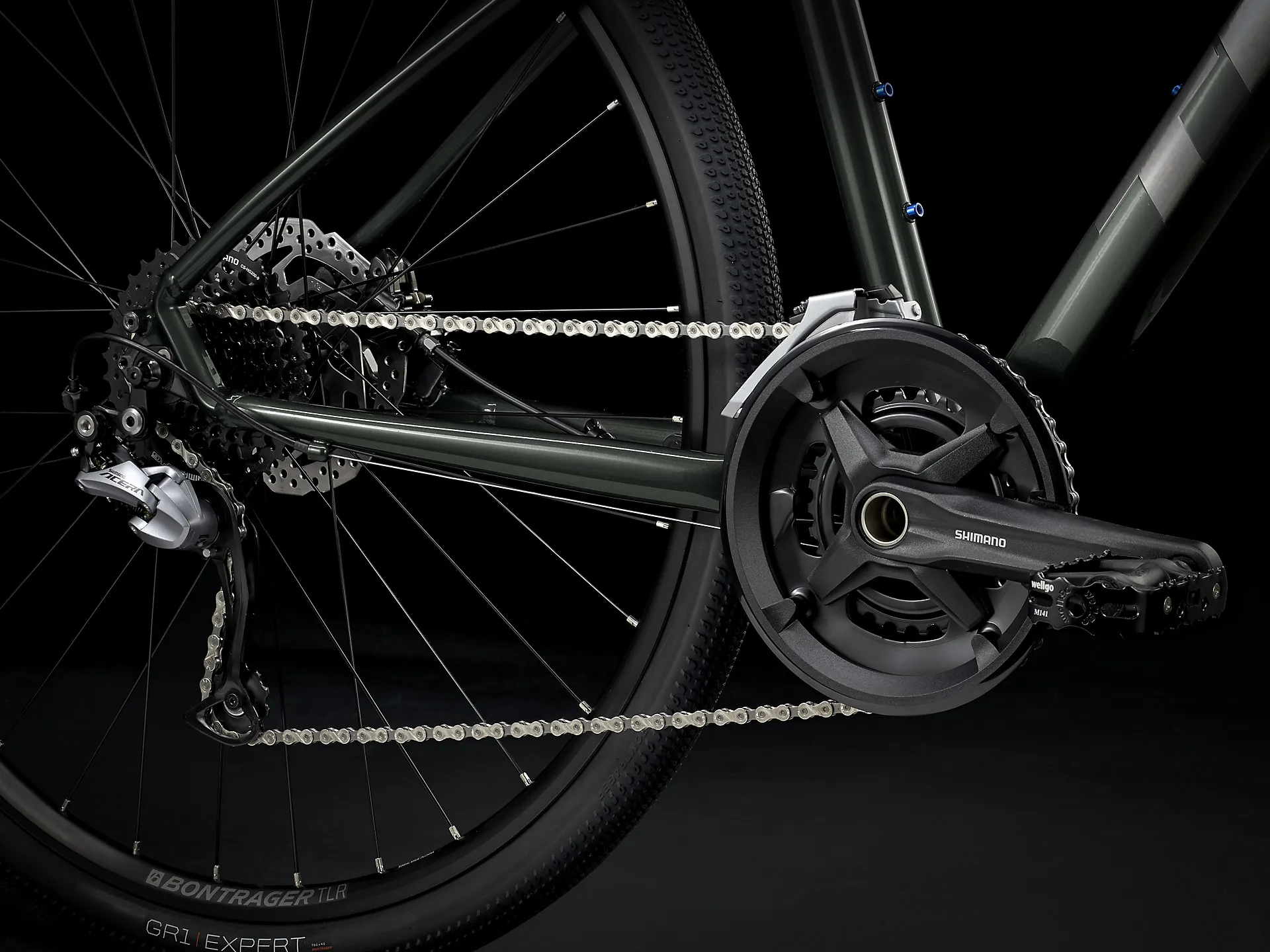 Trek Dual Sport 3 Hybrid Bike 2021 in Lithium Grey