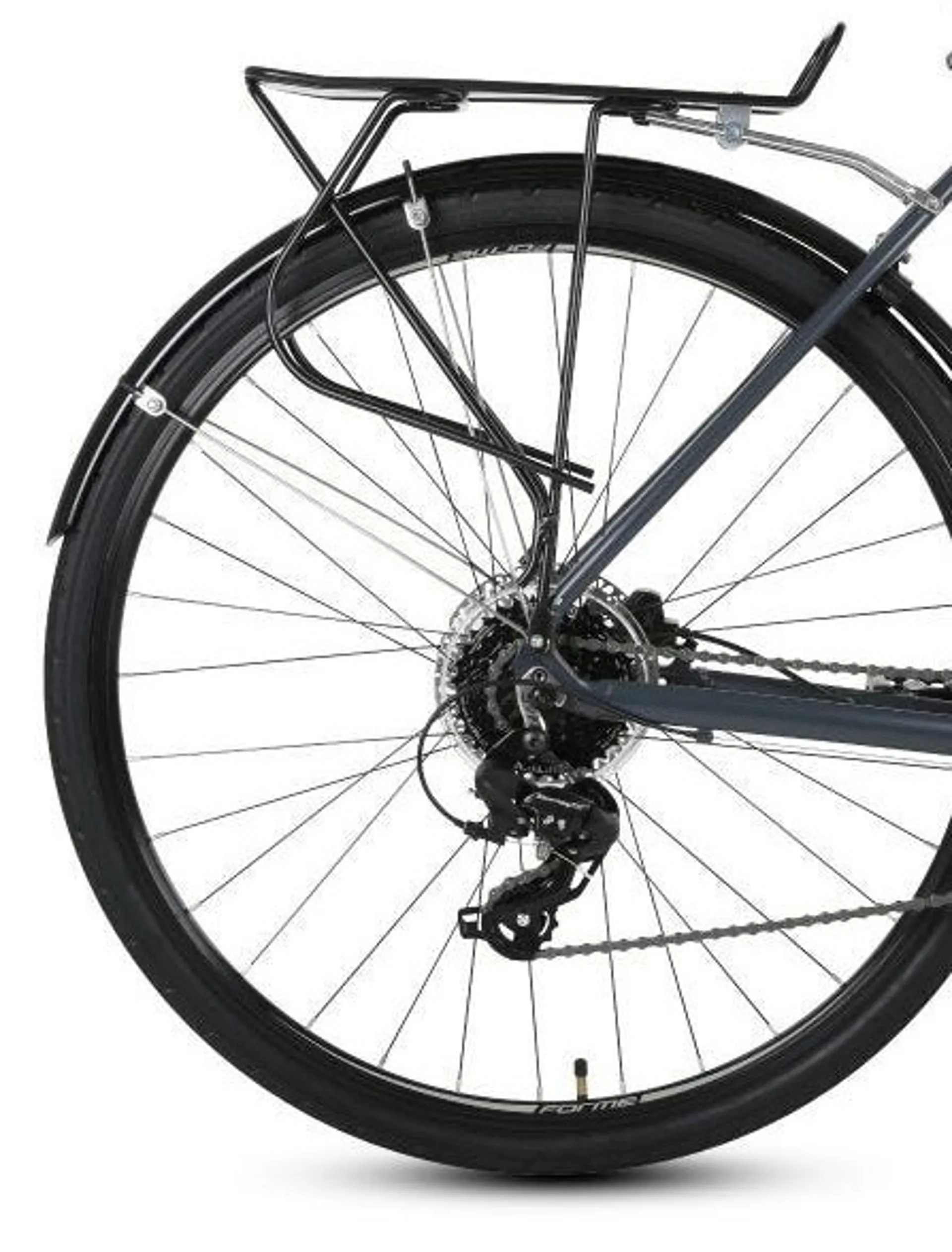 Forme Winster 2 Womens Equipped Hybrid City Bike 2023 in Black