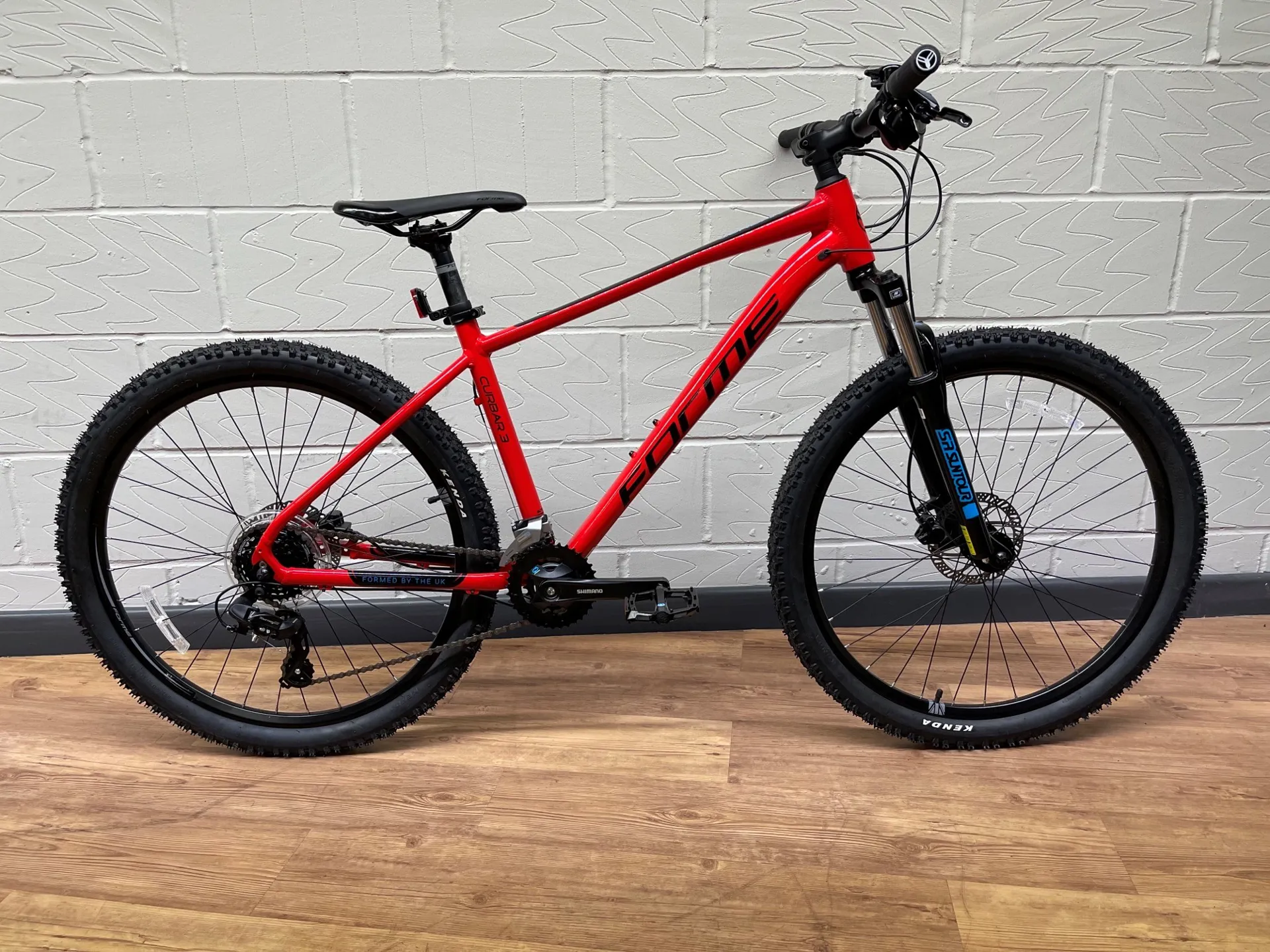 EX-Display Forme Curbar 3 17.5 inch Hardtail Mountain Bike 2021 in Red