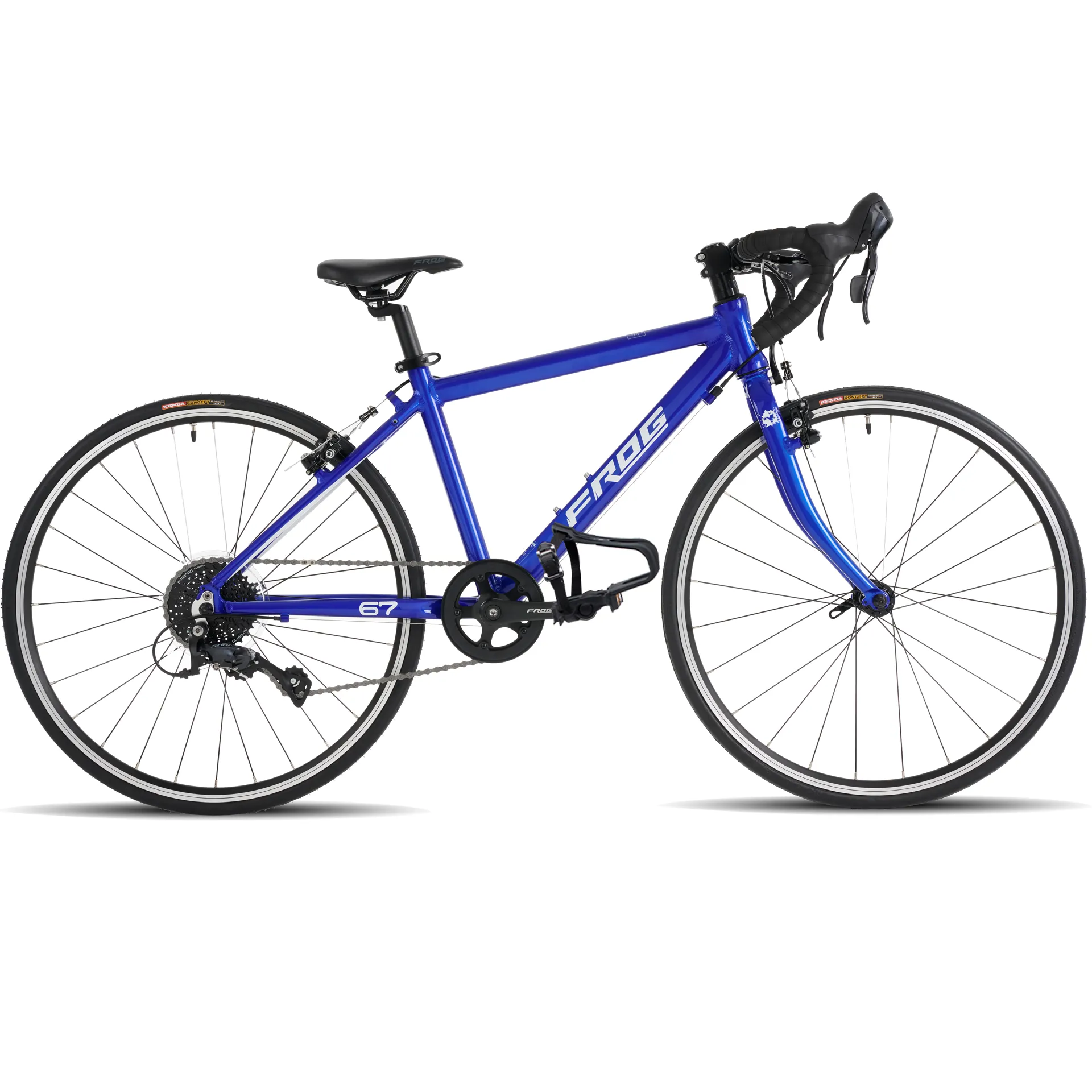 Frog Bikes 67 Unisex Kids 24 inch Road Bike 2025 in Electric Blue