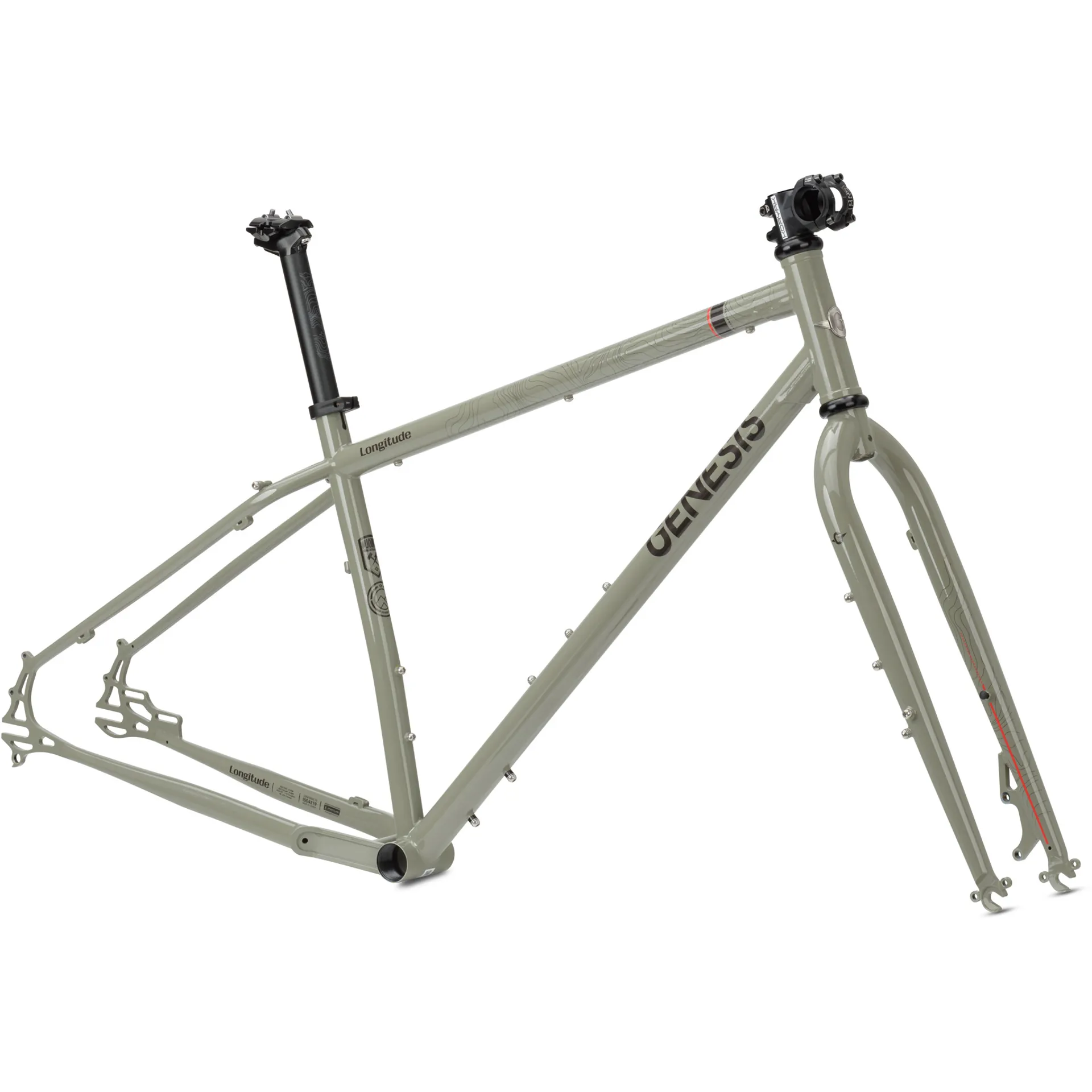 Genesis Longitude Mountain Bike Frameset 2021 in Grey
