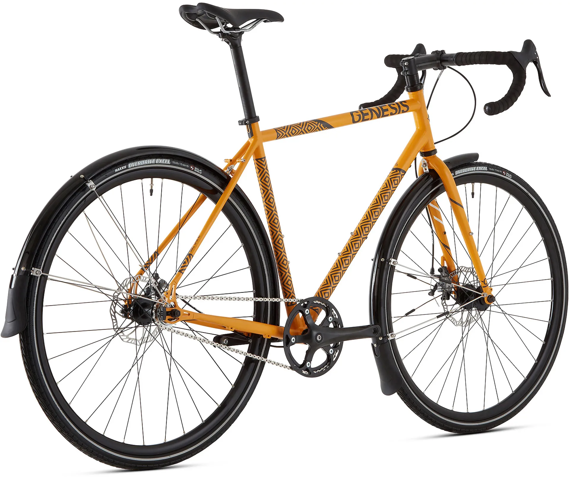 Genesis Day One Mens Single Speed Road Bike 2020 in Orange