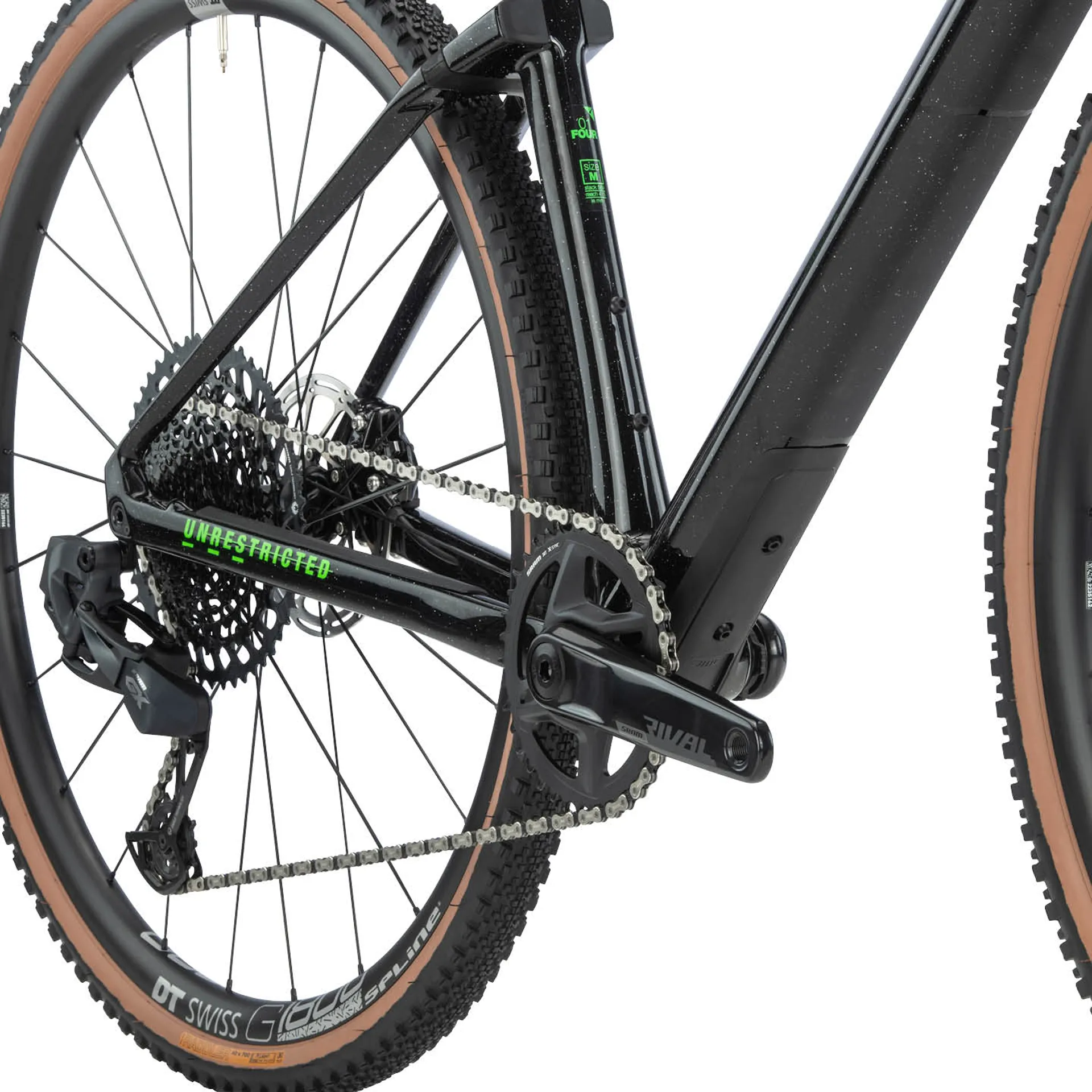 BMC Unrestricted 01 Four Rival AXS Eagle 2023 in Black and Green White
