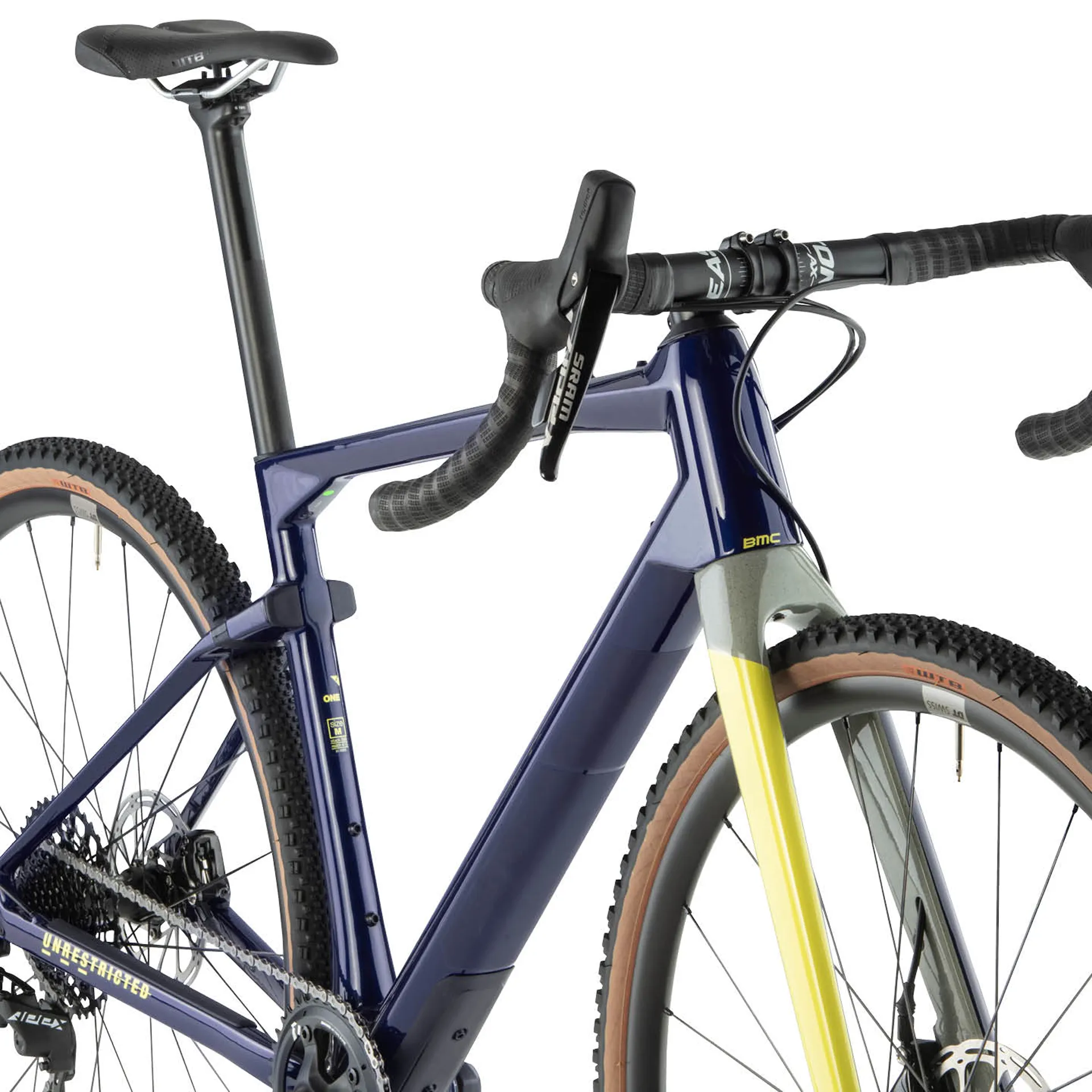 BMC Unrestricted Two Apex 1 Gravel Road Bike 2023 in Blue Yellow