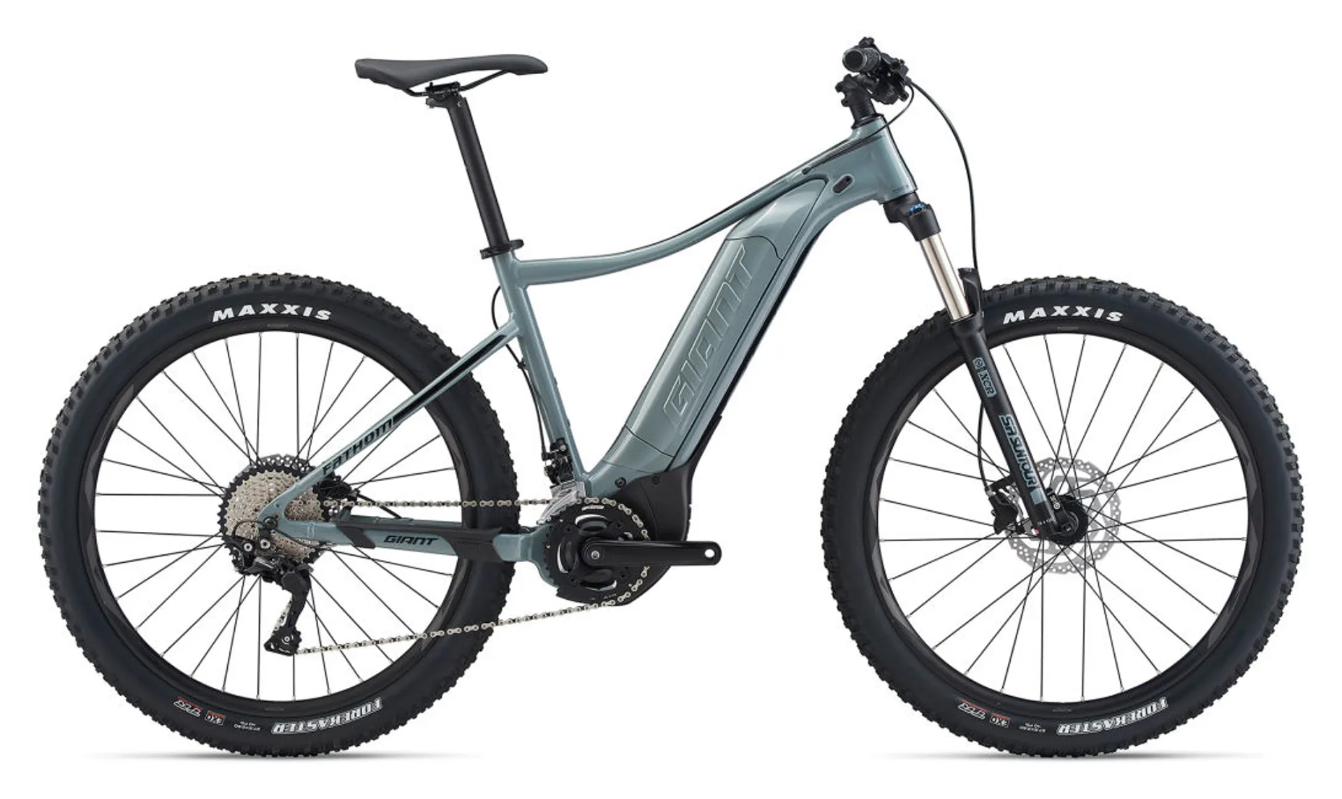 Giant Fathom E+ 2 Electric Hardtail Mountain Bike 2020 in Grey