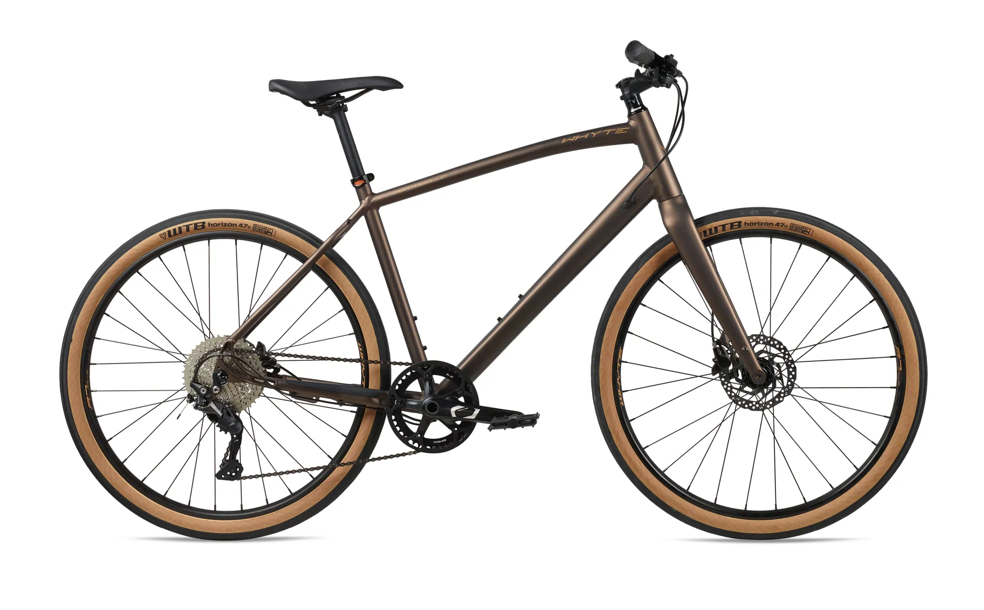 Whyte Portobello Plus V2 Hybrid Bike 2021 in Bronze