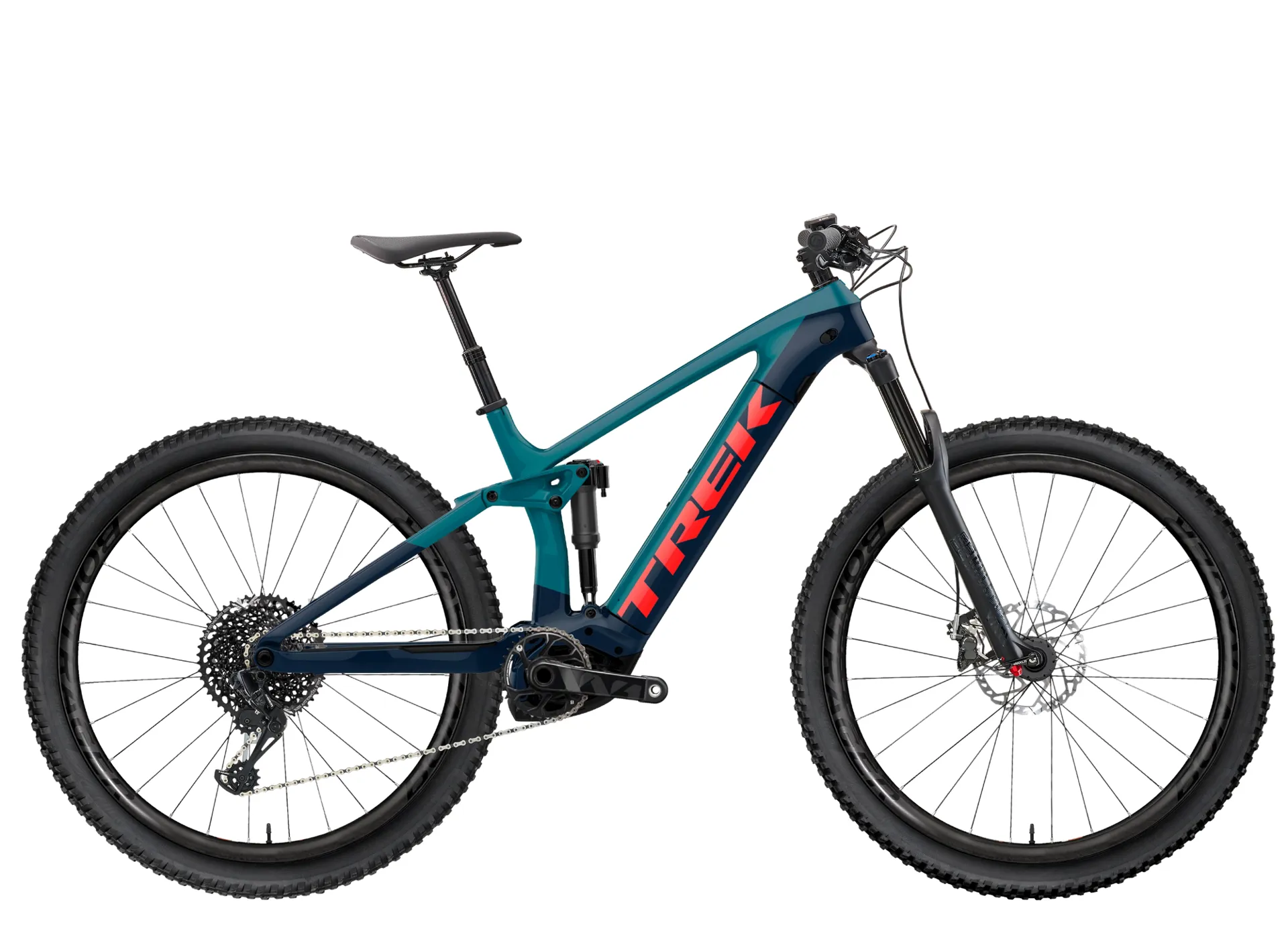EX DEMO Trek Rail 9.8 XT Full Suspension Electric Mountain Bike 2021 in ...
