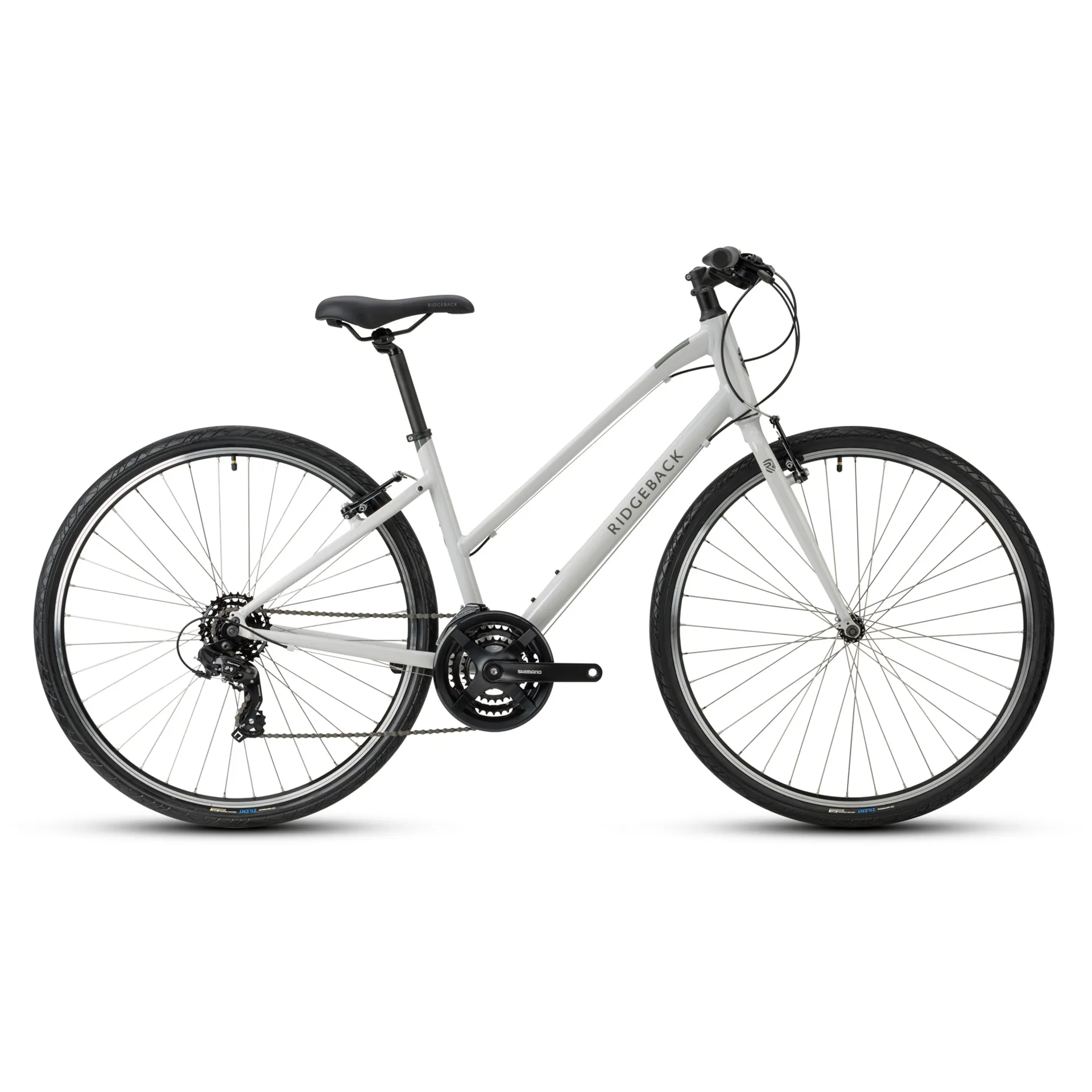 Ridgeback Motion Womens Step-Through Hybrid Bike 2021 in Cool Grey