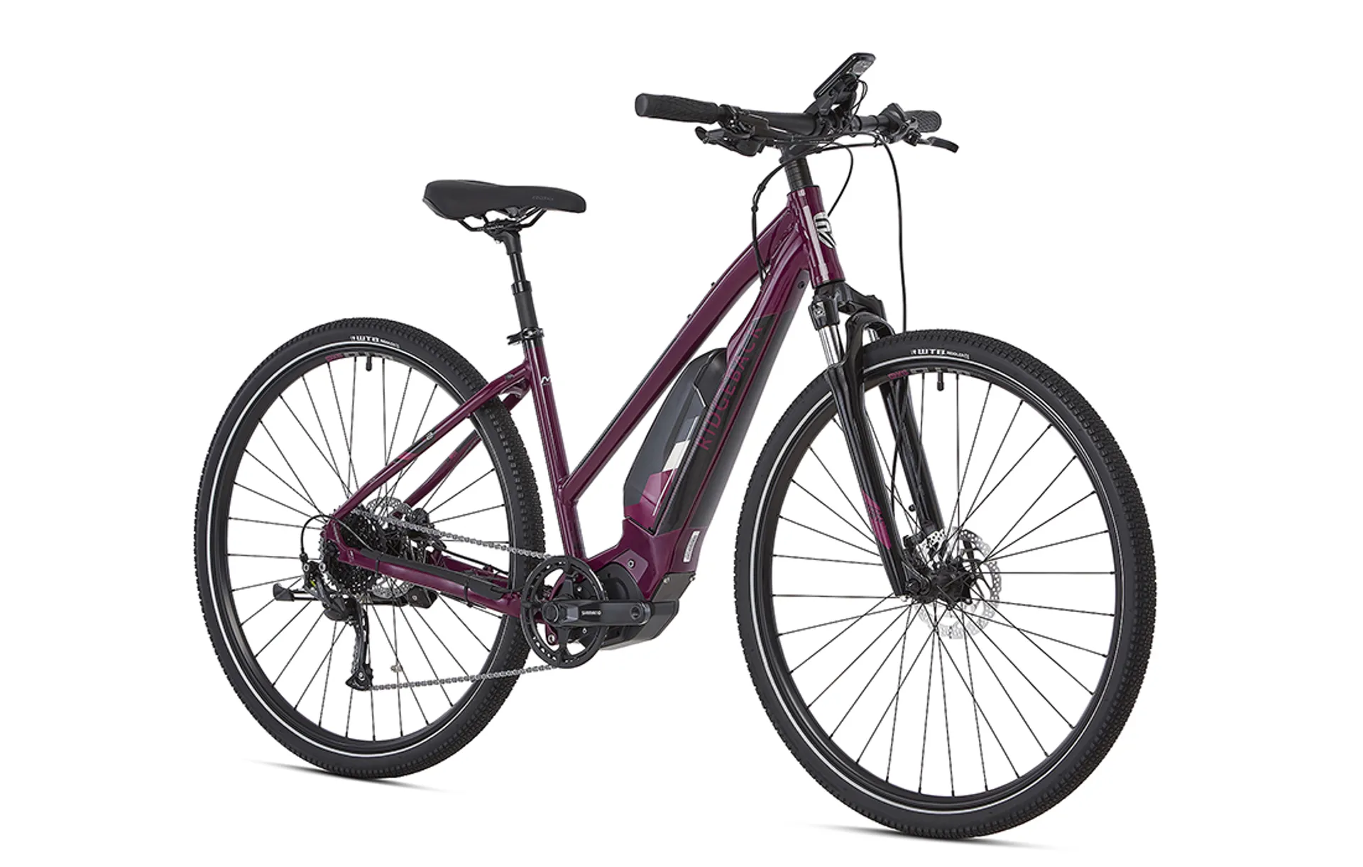 Ridgeback X2 Electric Step-Through Hybrid Bike 2021 in Plum