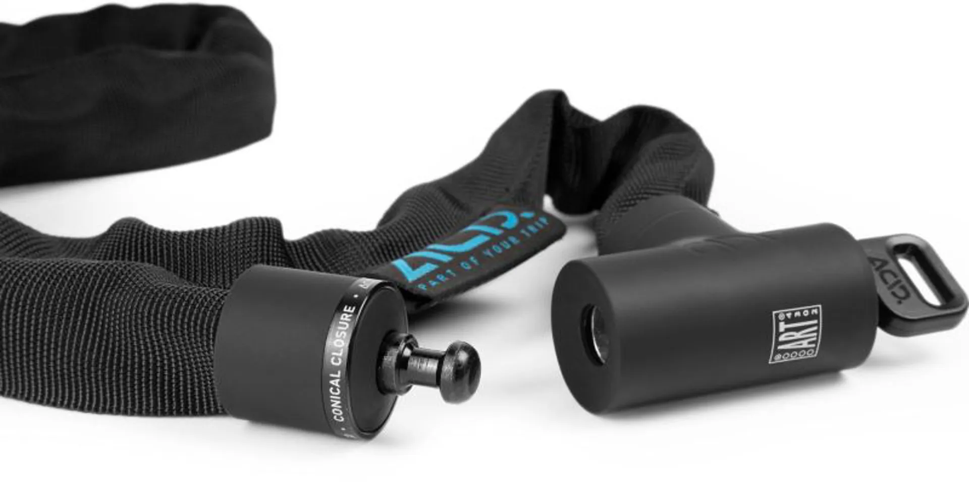 Acid Chain Lock Solid K120 in Black