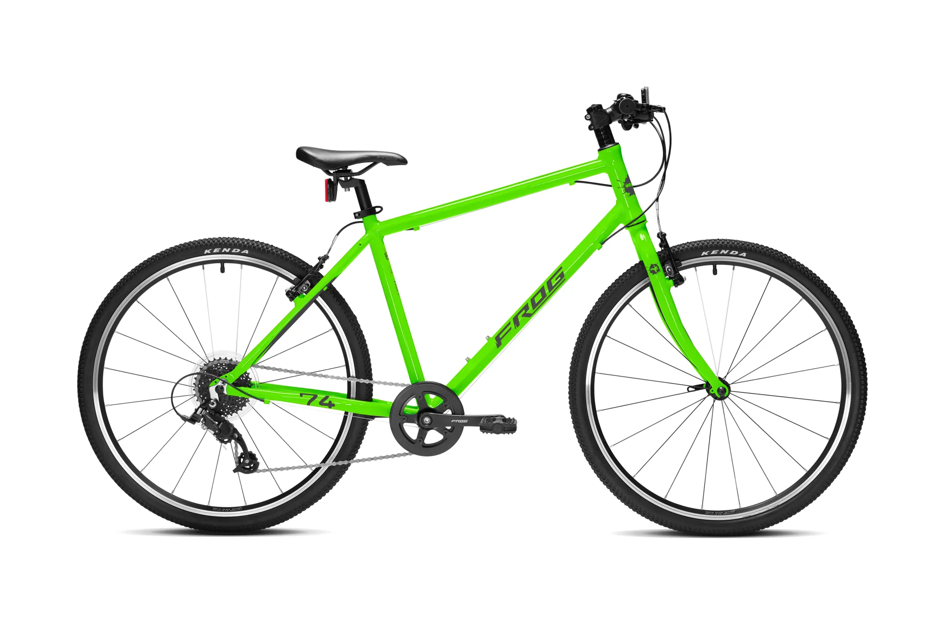 Frog Bikes 74 26in Wheel Hybrid Kids Bike 2026 in Neon Green