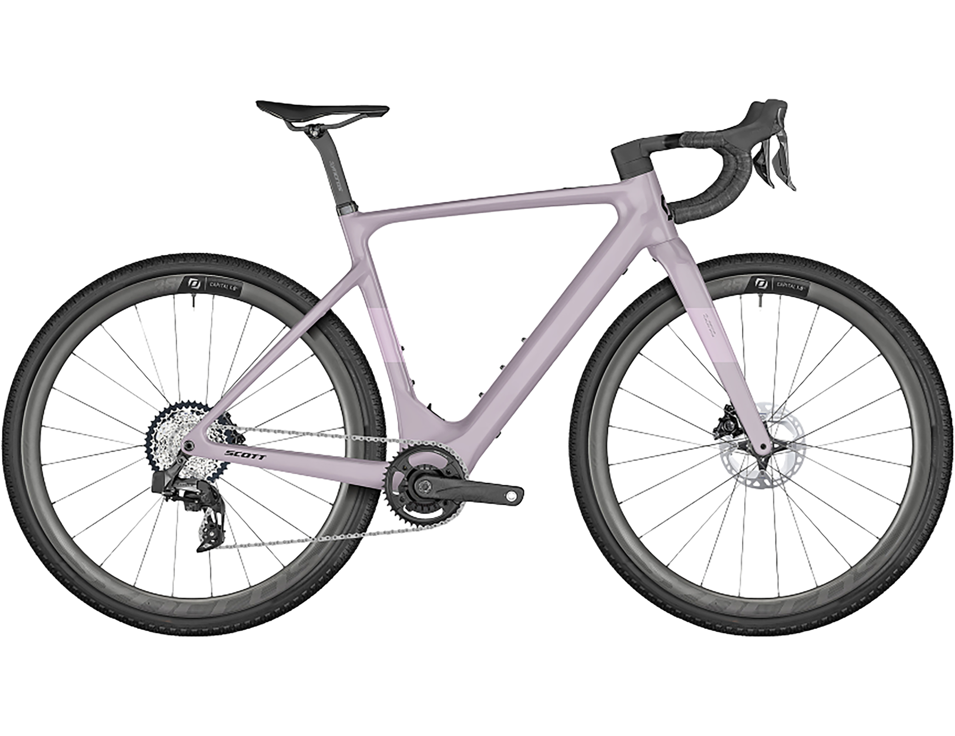 Scott Solace Gravel 30 Electric Road Bike 2025 In Hushed Pink