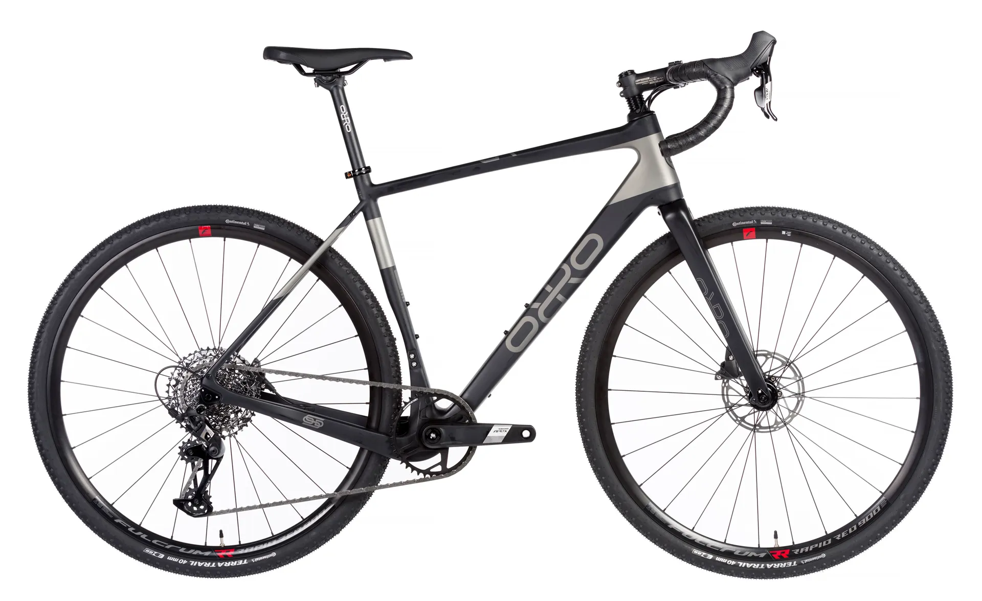 Orro Terra C Apex Gravel Bike 2024 in Matt Black/Anthracite